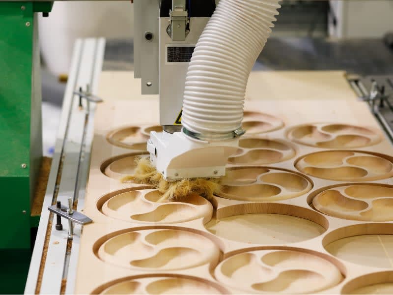 CNC Machine Art in Wood & Corian | Custom Artwork | RBH Custom Woodworking