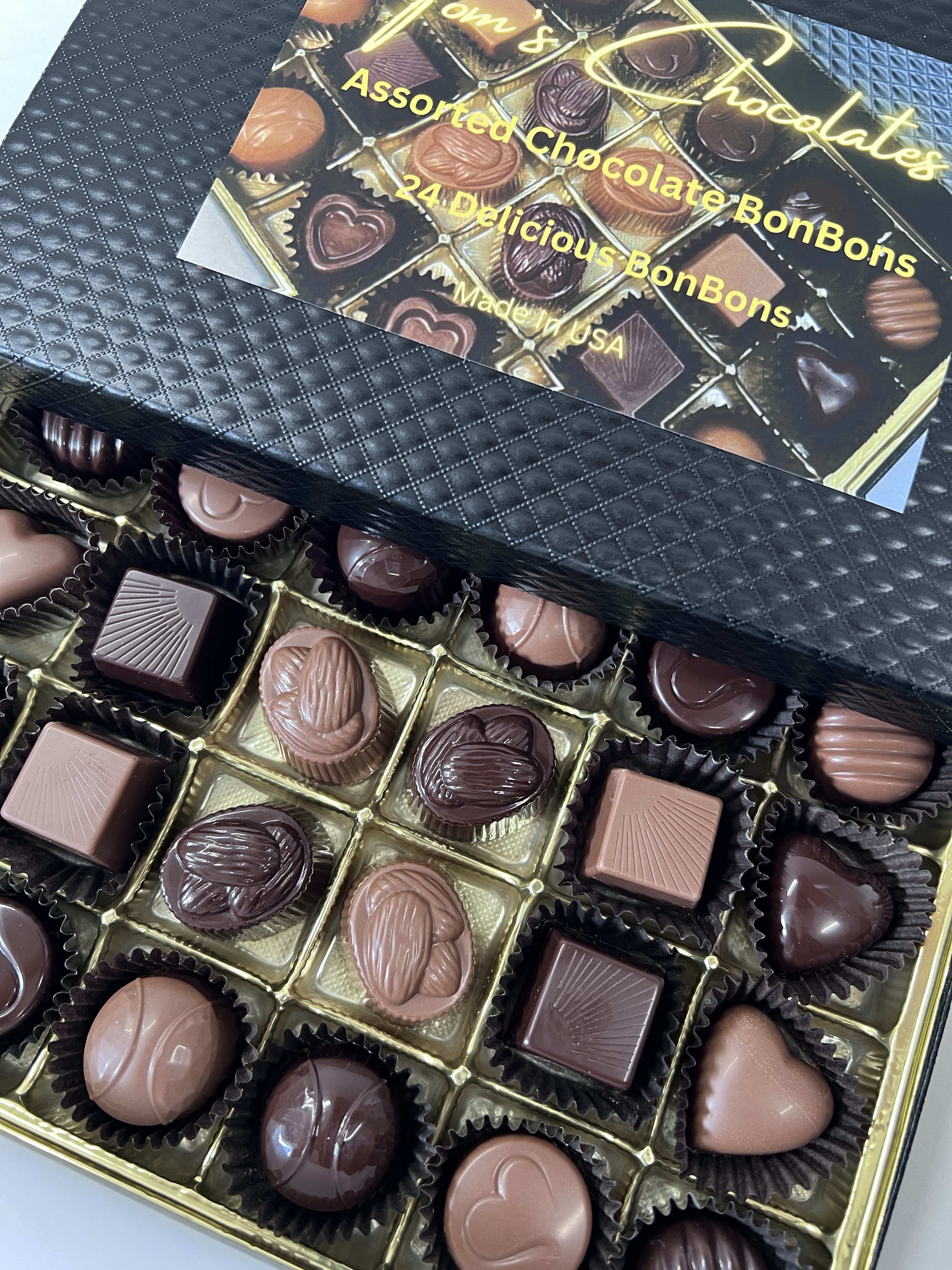 24 Pcs with Assorted Delicious Flavors ! - Chocolate Gift Boxes - Tom's ...