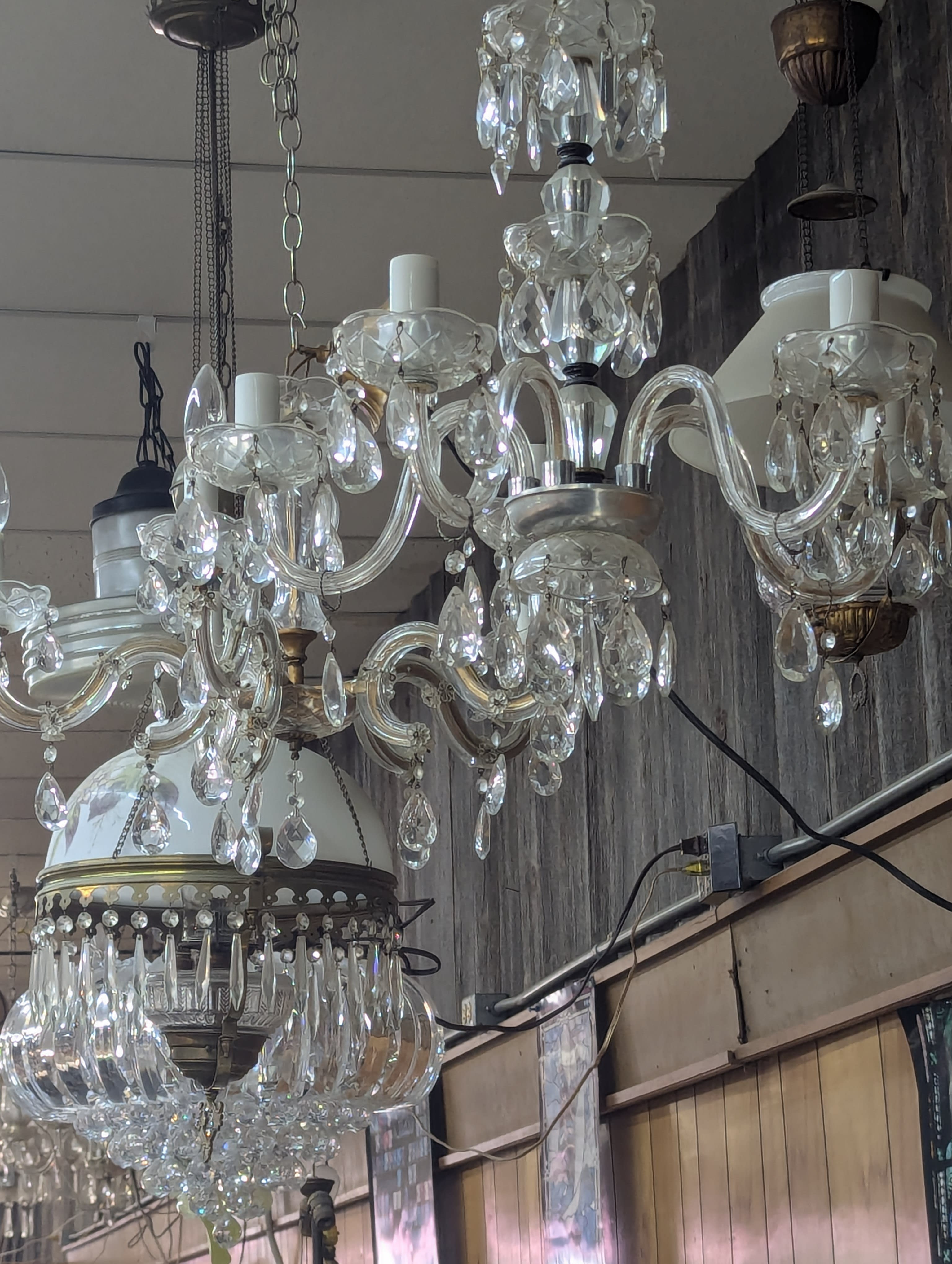 Glass Lamps and Chandeliers - Stained Glass Products - Sleepy Eye ...