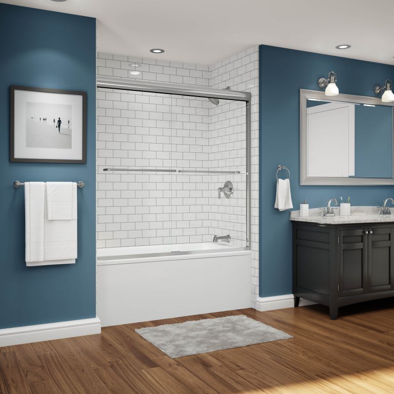 Tile ILLUSIONS™ Full Bath Wall System - Shower & Bath Wall Systems