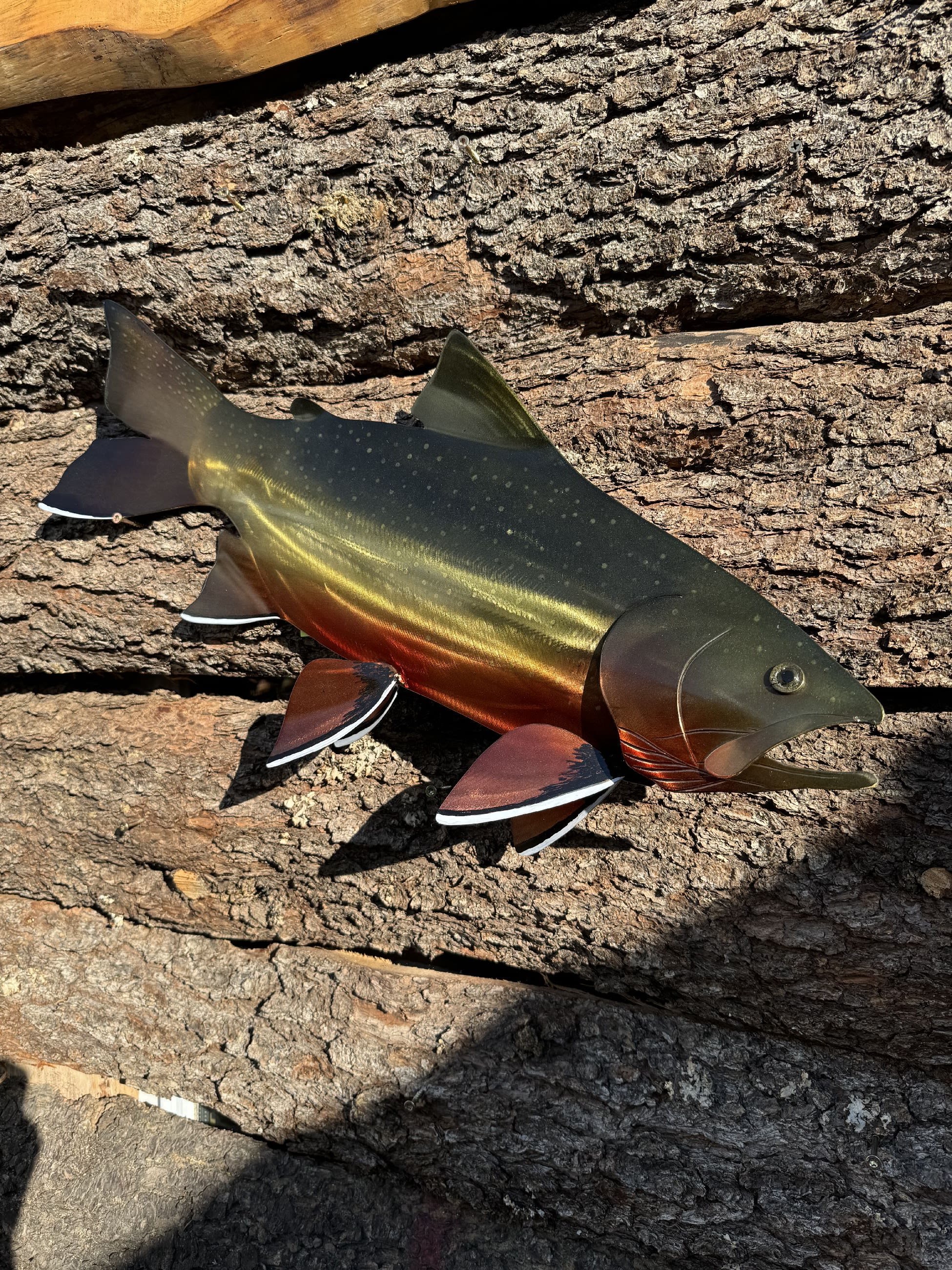 #976 - Splake 26” - SHOP Metal Artwork - Jerry Ross Custom Metal ...