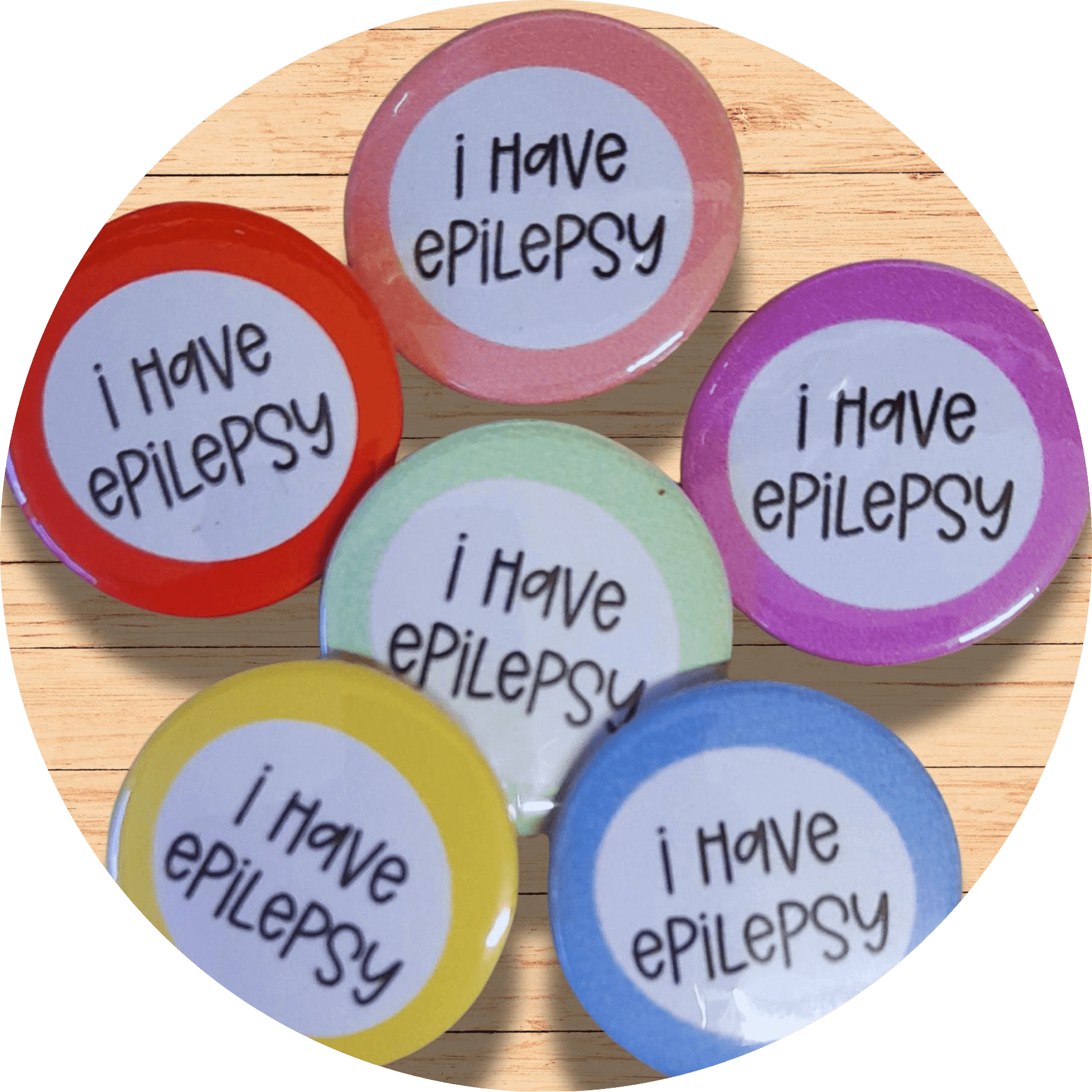 I Have Epilepsy Hidden Disability Pin Badge - Disability Pin Badges