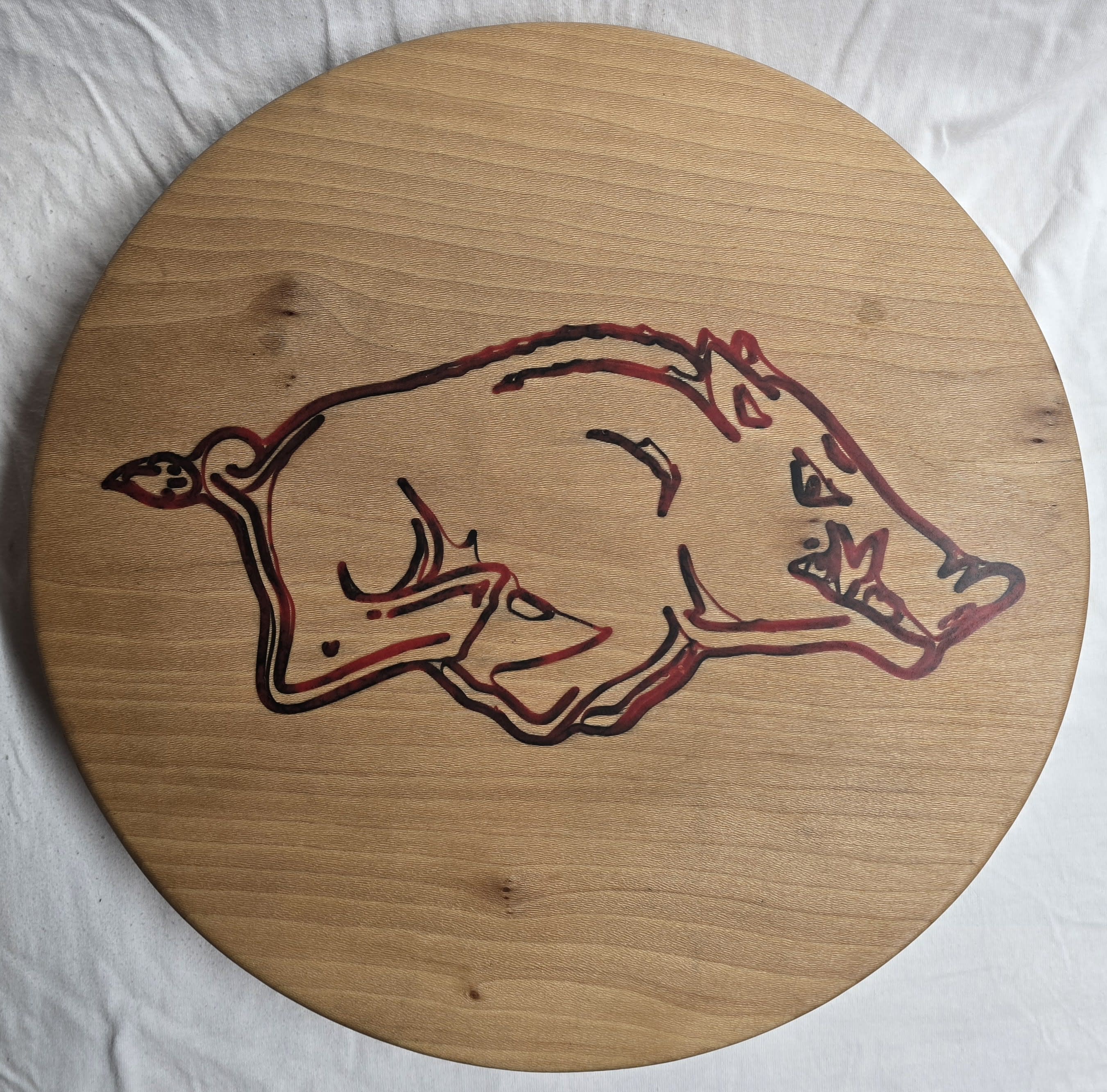 17" Razorback Lazy Susan - Lazy Susan - NWA Wood Design | Woodworking e ...
