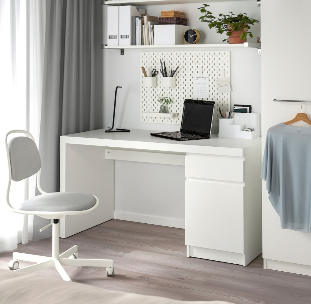 Malm desk store