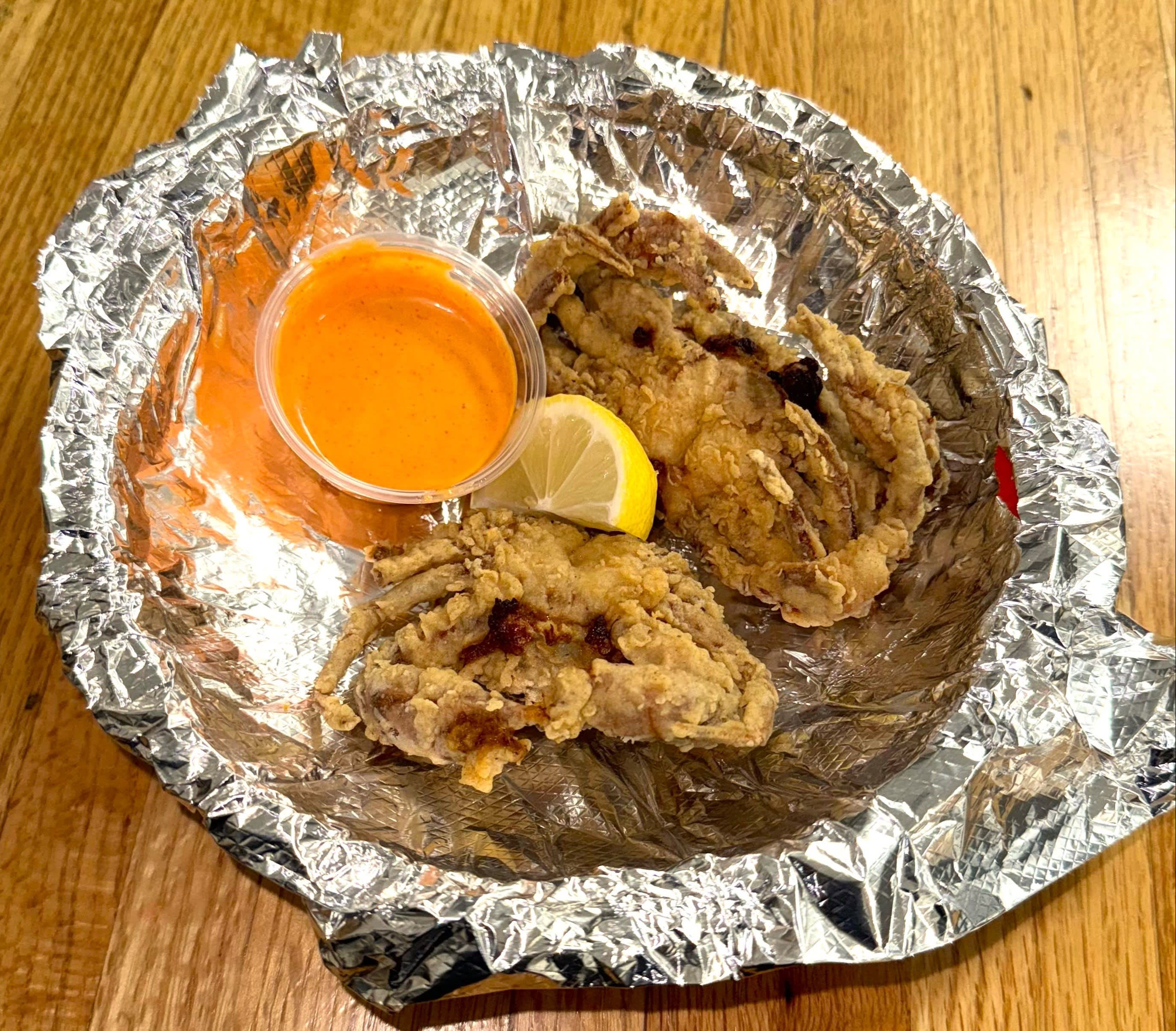 Fried Soft Shell Crab (2) - Appetizers - Snow Crab Juicy Seafood ...