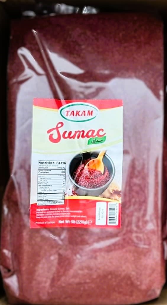 Takam Sumac 5lbs. - Spices - Tak Food Ca | Persian Food Products | Glendale