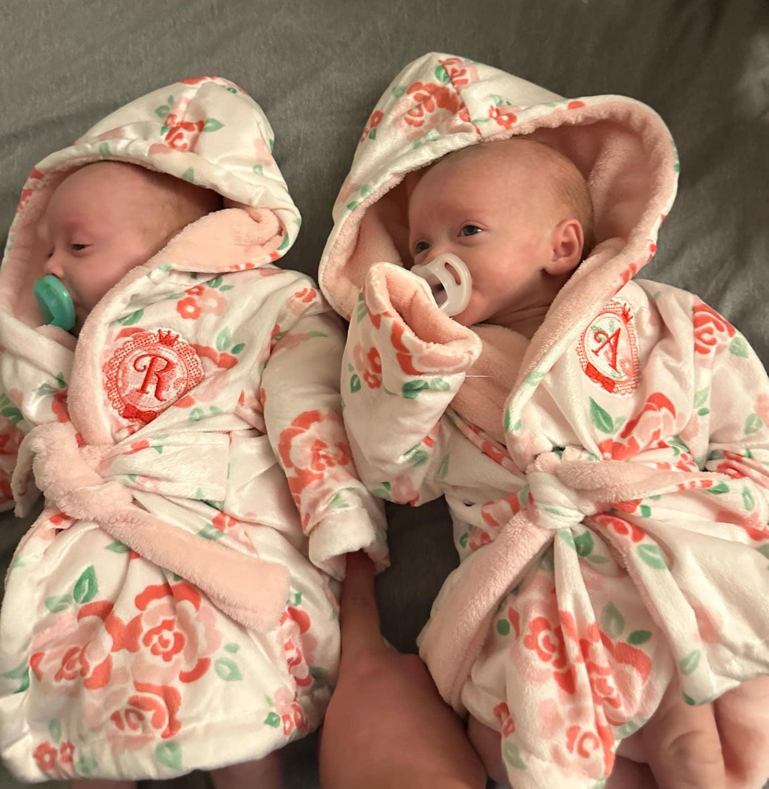 Roses Robe 0-9 Months - Infant Robes - KaTee's Bowtique & Custom ...