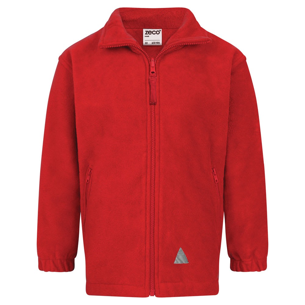 Merdon Red Fleece 330gsm - Merdon Junior School - Flamingo Clothing LTD ...