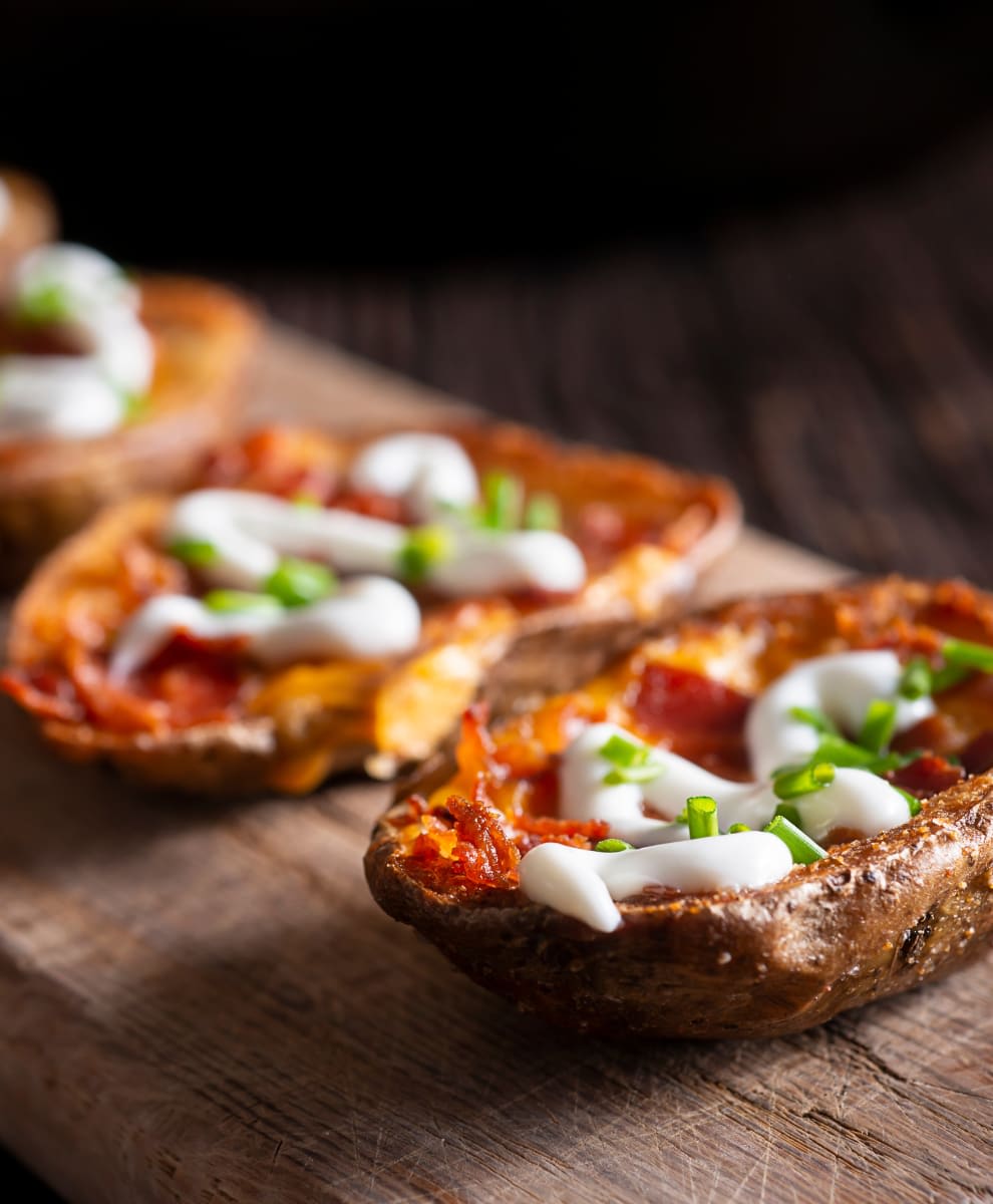 Kids Potato Skins - Papas - Papas The Loaded Baked Potato Company ...