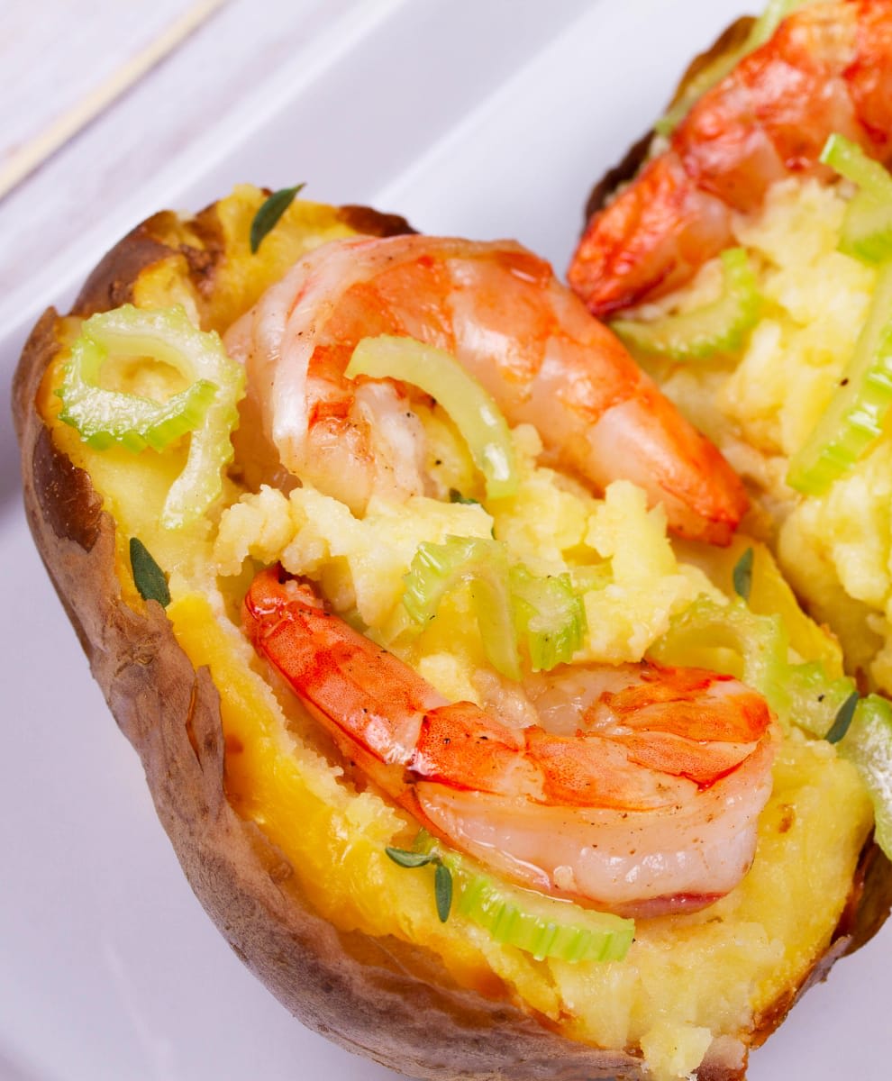 Shrimp Papa - Papas - Papas The Loaded Baked Potato Company | Authentic ...