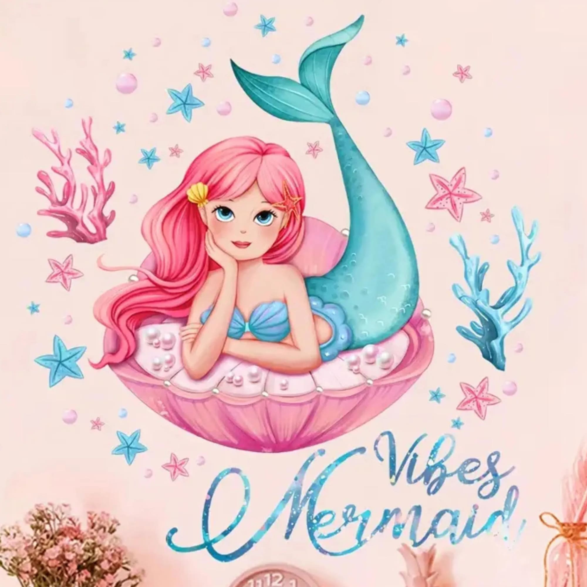 Mermaid Sticker Pack 01 - Sticker Packs - Love Stickers UK | Handmade ...
