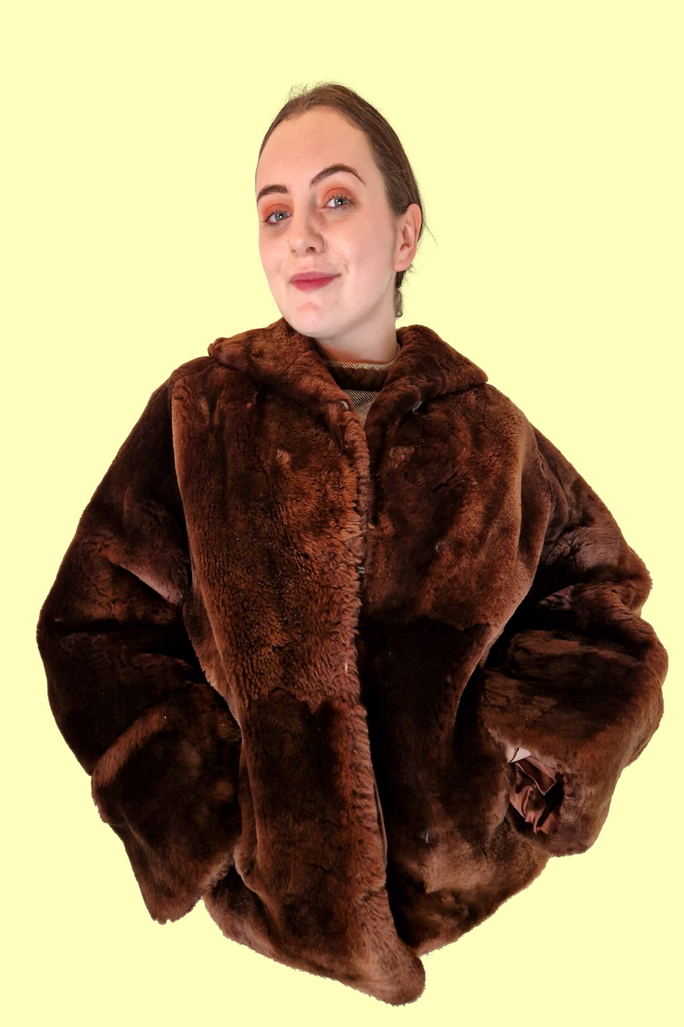 Vintage 1950 s Martins Teddy Bear Faux Fur Jacket Jackets Coats and Suits