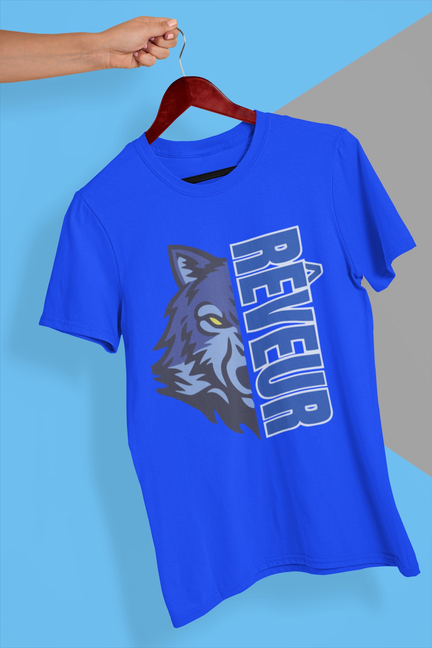 Wolf Reveur Blue House - Ron Clark School House Shirts - Luma Shirt ...
