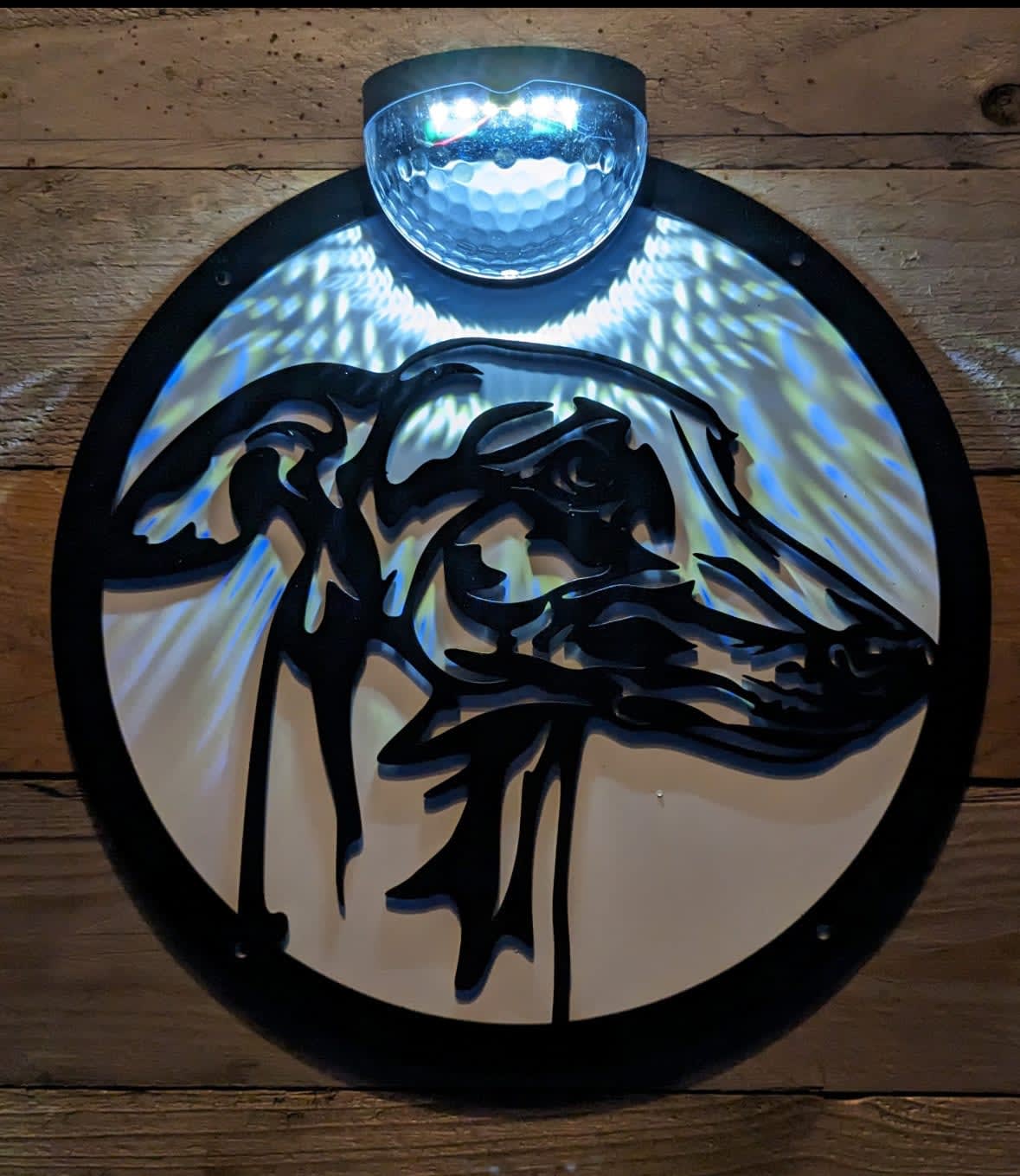 Grey Hound, Whippet Solar light - Garden Solar Light Decor - Metal Moo ...
