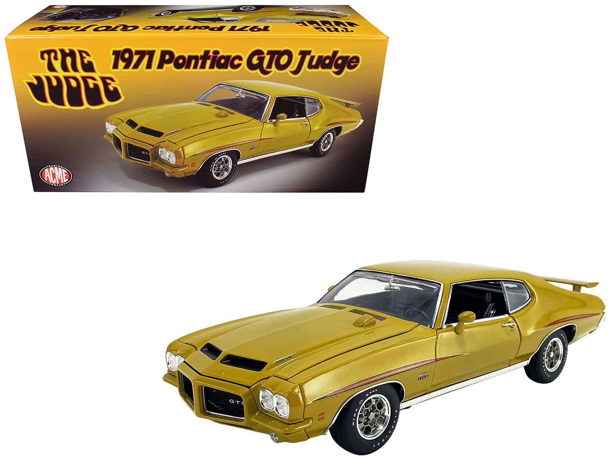 1971 Pontiac GTO Judge Quezal Gold Metallic Limited Edition - ACME