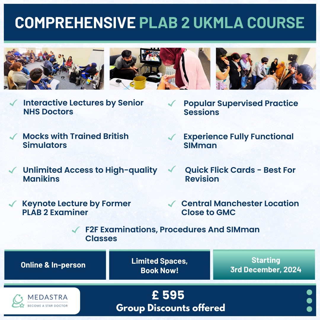 Comprehensive PLAB 2 Course - PLAB 2 Courses - MEDASTRA I Medical ...