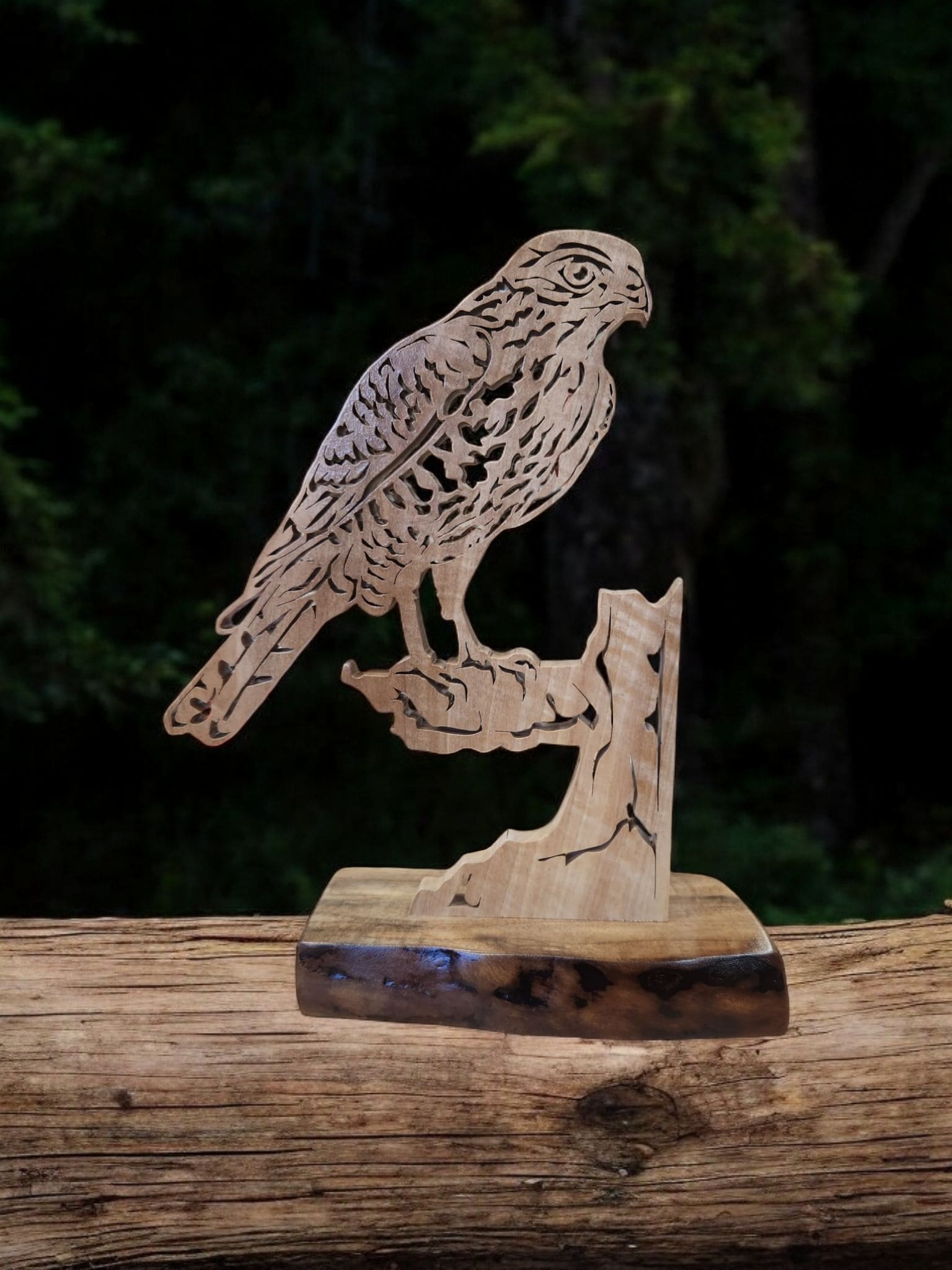 Peregrine Falcon - Scroll Saw - Silverton Woodworks | Handcrafted Wood ...