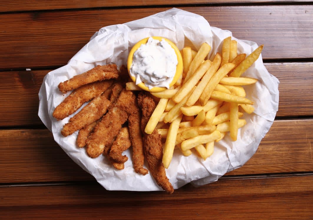 Fried Chicken Fingers (Small or Large) - Combos - The Happy Clucker ...