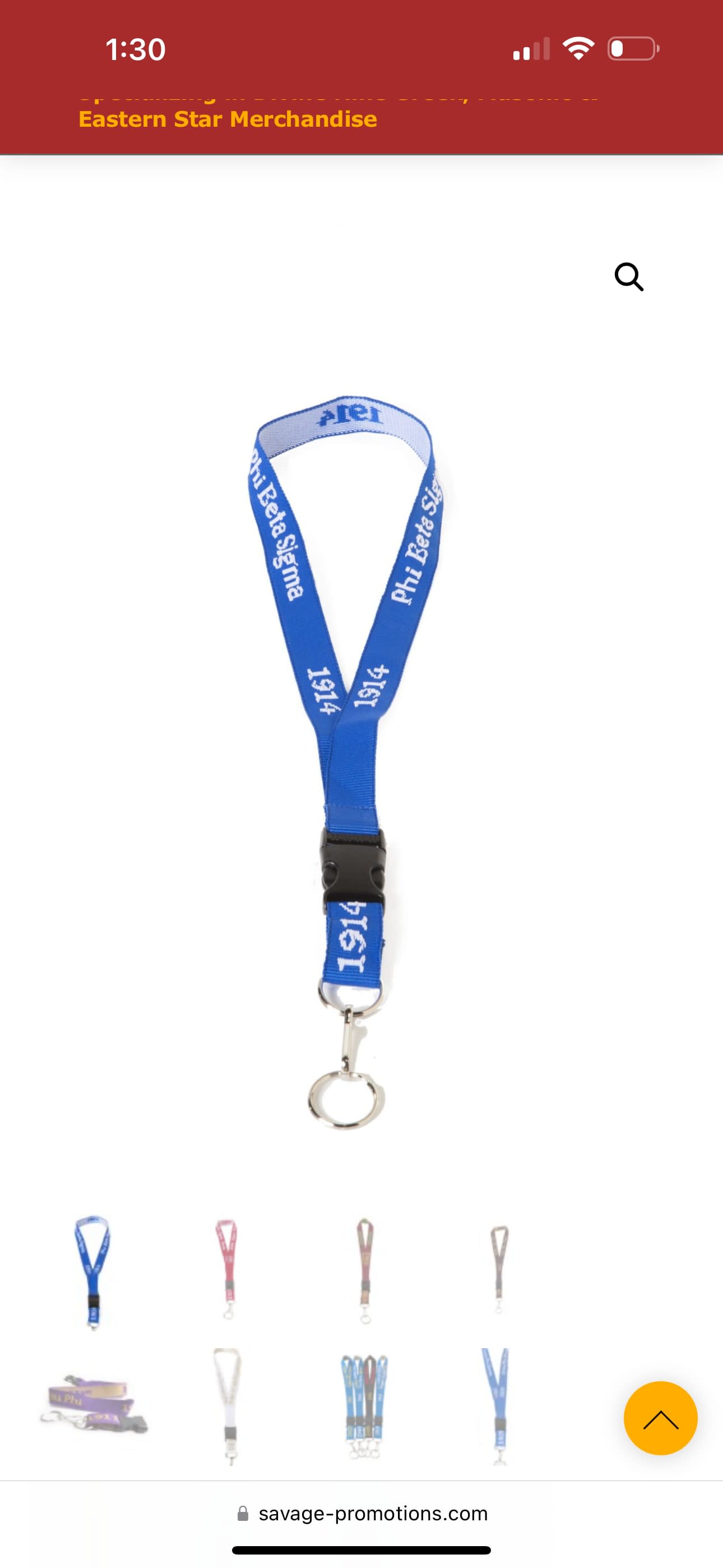 Phi Beta Sigma Landyard - Accessories - Snipes Plus - Local Clothing Shop