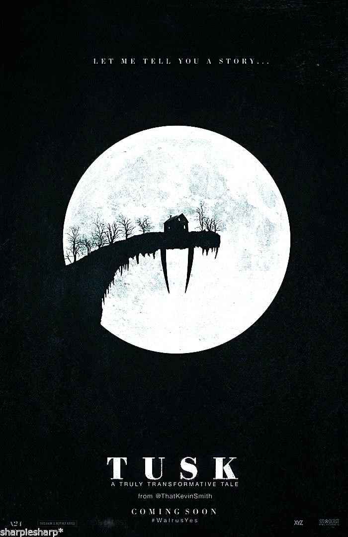 1 Original TUSK Movie Poster 11x17 2017 Kevin Smith Horror Film Michael ...