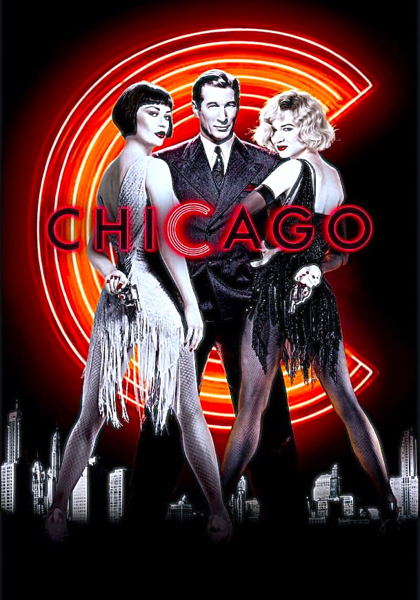 1 Original CHICAGO 13x20 Movie Poster 2002 Renee Zellweger Richard Gere ...