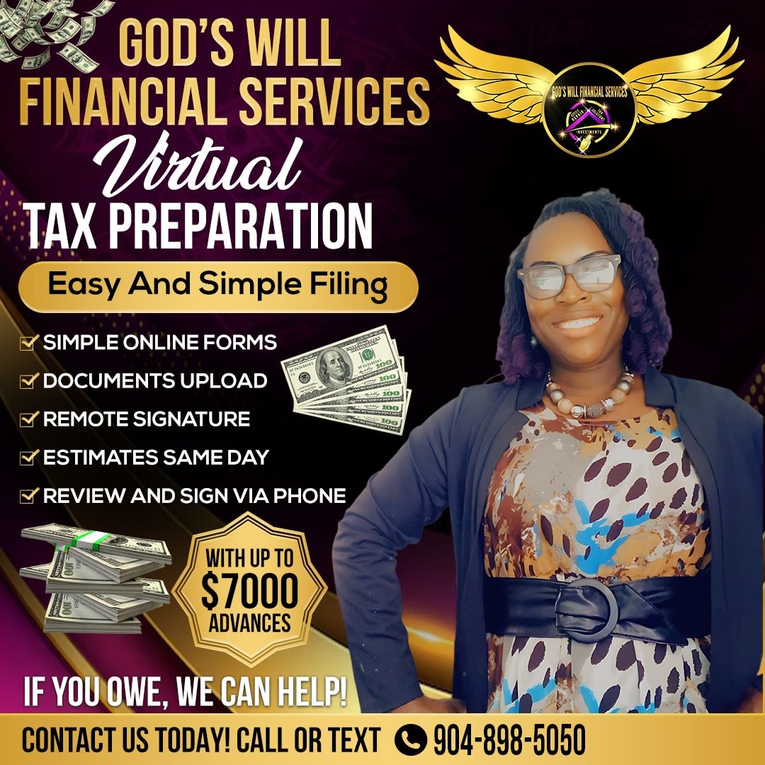Tax Solutions - Tax Services - God’s Will Financial Services - Tax ...