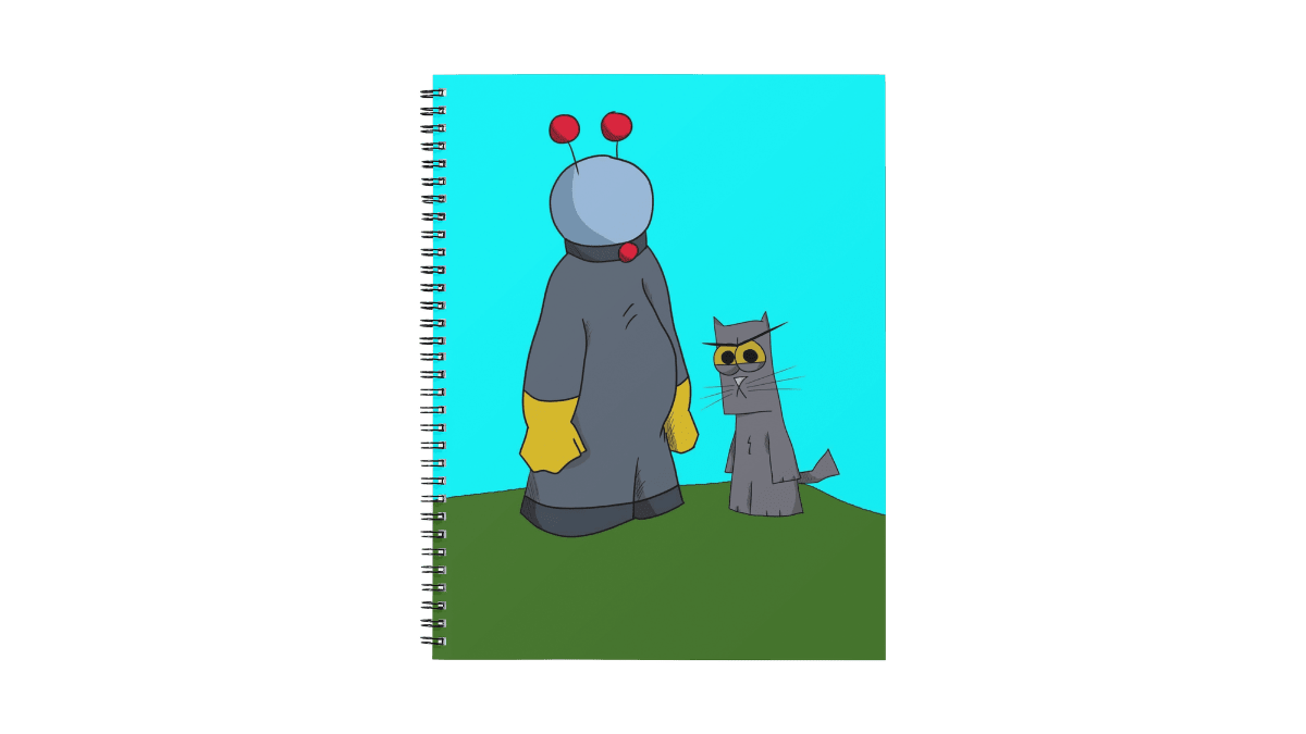 Notebook - Merch - Out at 3rd. - Cartoon Strips, T-Shirts, Hoodies, and ...