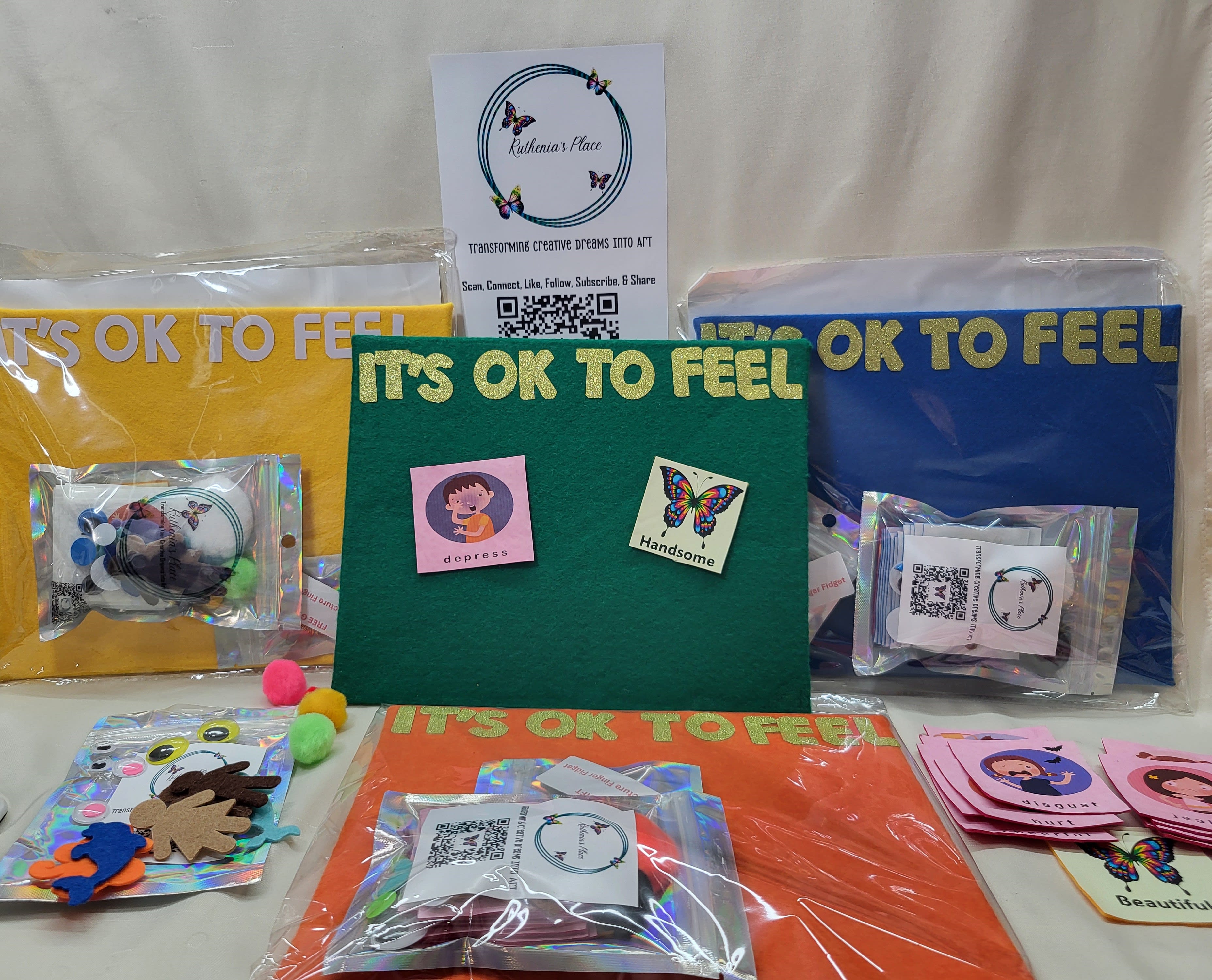 Emotions Board - Sensory Items - Ruthenia's Place | Handcrafted Goods ...