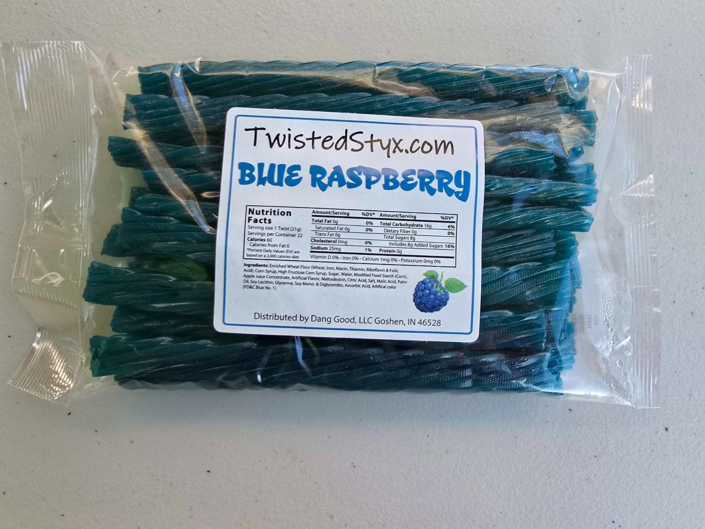 Jumbo Blue Raspberry - Dang Good Licorice! - Twisted Styx | Premium ...