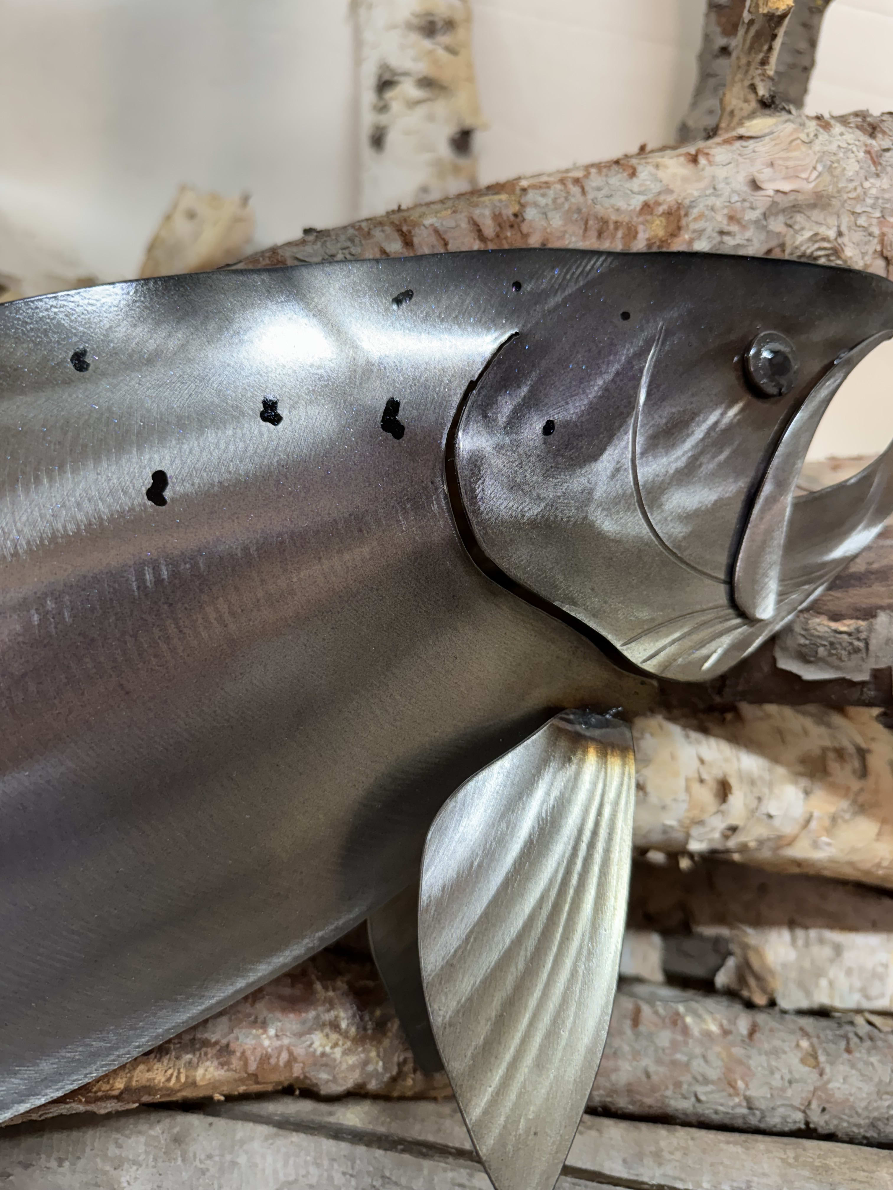 320 Atlantic Salmon 32 SHOP Metal Artwork Jerry Ross Custom 320 Atlantic Salmon 32 SHOP Metal Artwork Jerry Ross Custom