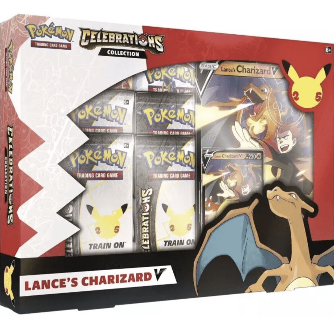 25th Anniversary Celebrations Charizard V Box - Specialty Pokemon Products