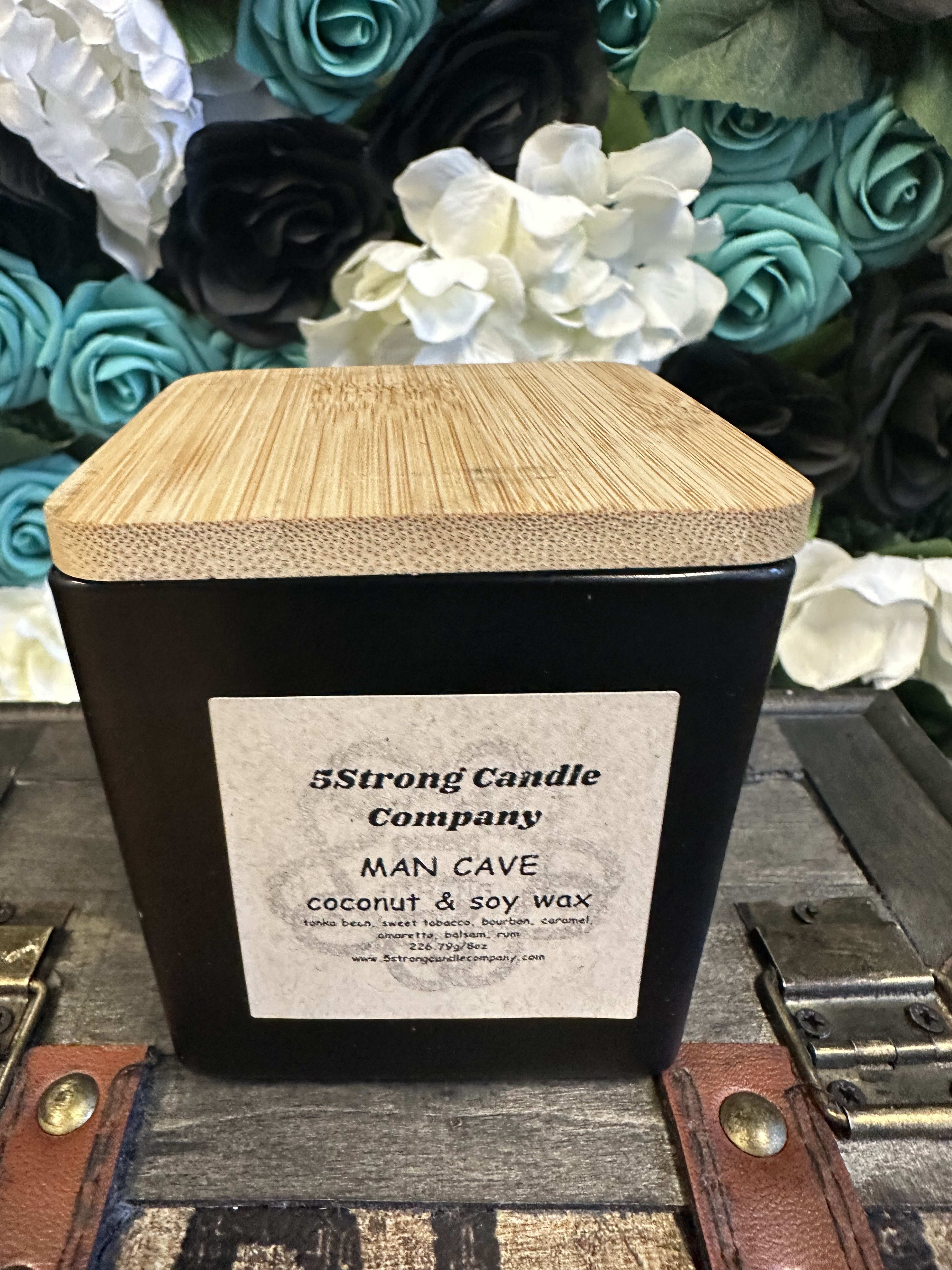 Man Cave - Premium Candles 8 oz - 5Strong Candle Co. | Handcrafted ...
