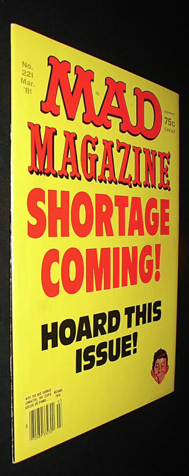 221 March 1981 MAD Magazine THE SHINING Spy vs Spy Trapper John MD ...