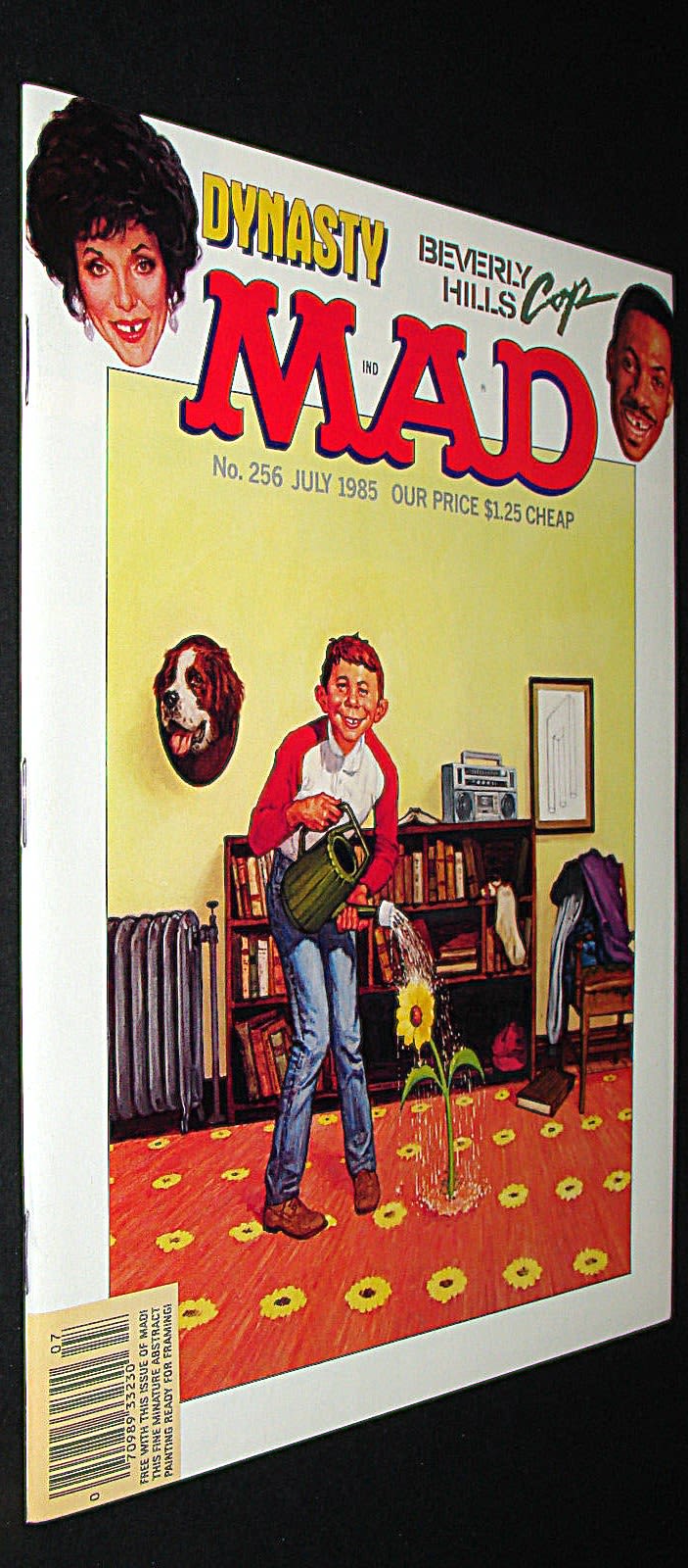 256 July 1985 MAD Magazine Joan Collins Eddie Murphy Beverly Hills Cop ...