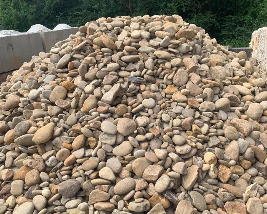 Tennessee River Rock 2-6 and 1-3 inch - Landscape Supplies - Premier ...