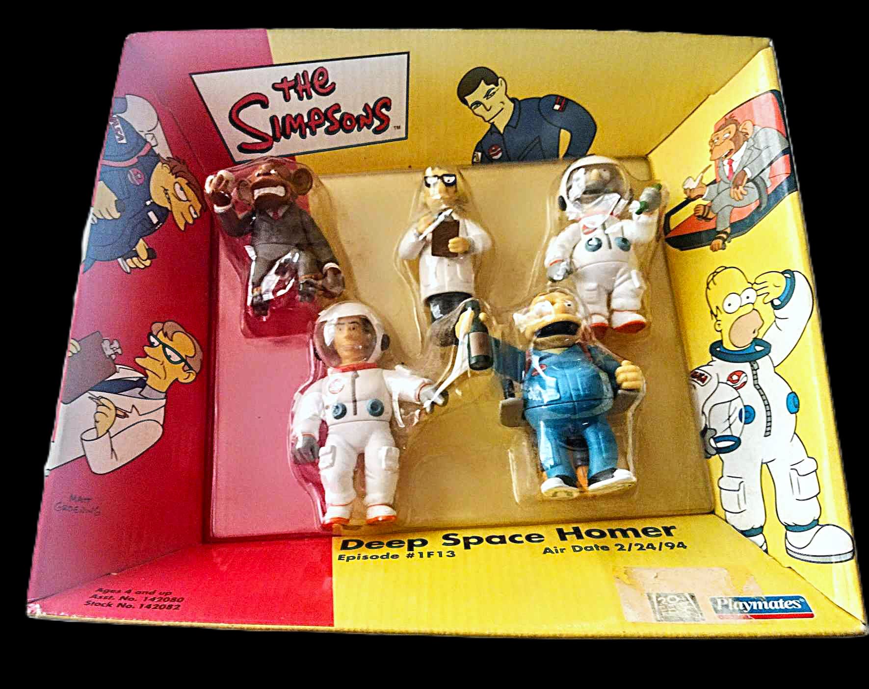 2002 THE SIMPSONS Deep Space Homer Playmates Set Factory Sealed Barney ...