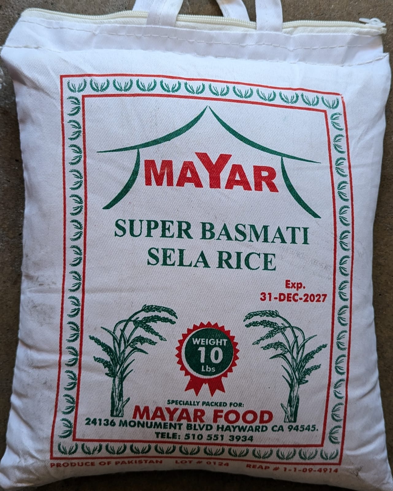 Mayar Super Basmati Sela Rice - Grains - Tak Food Ca | Persian Food ...