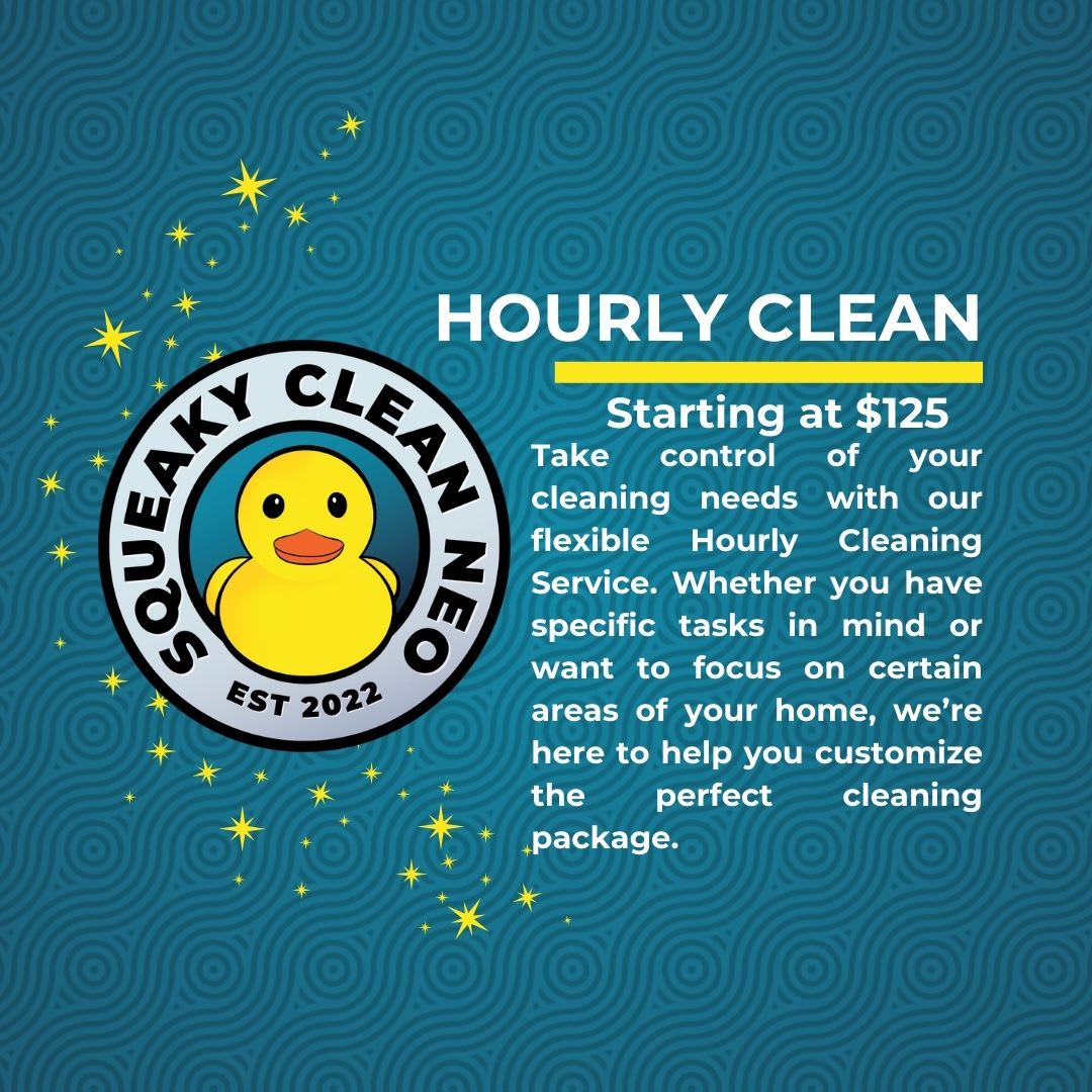 Hourly Clean - Tailor your clean to match your unique requirements!