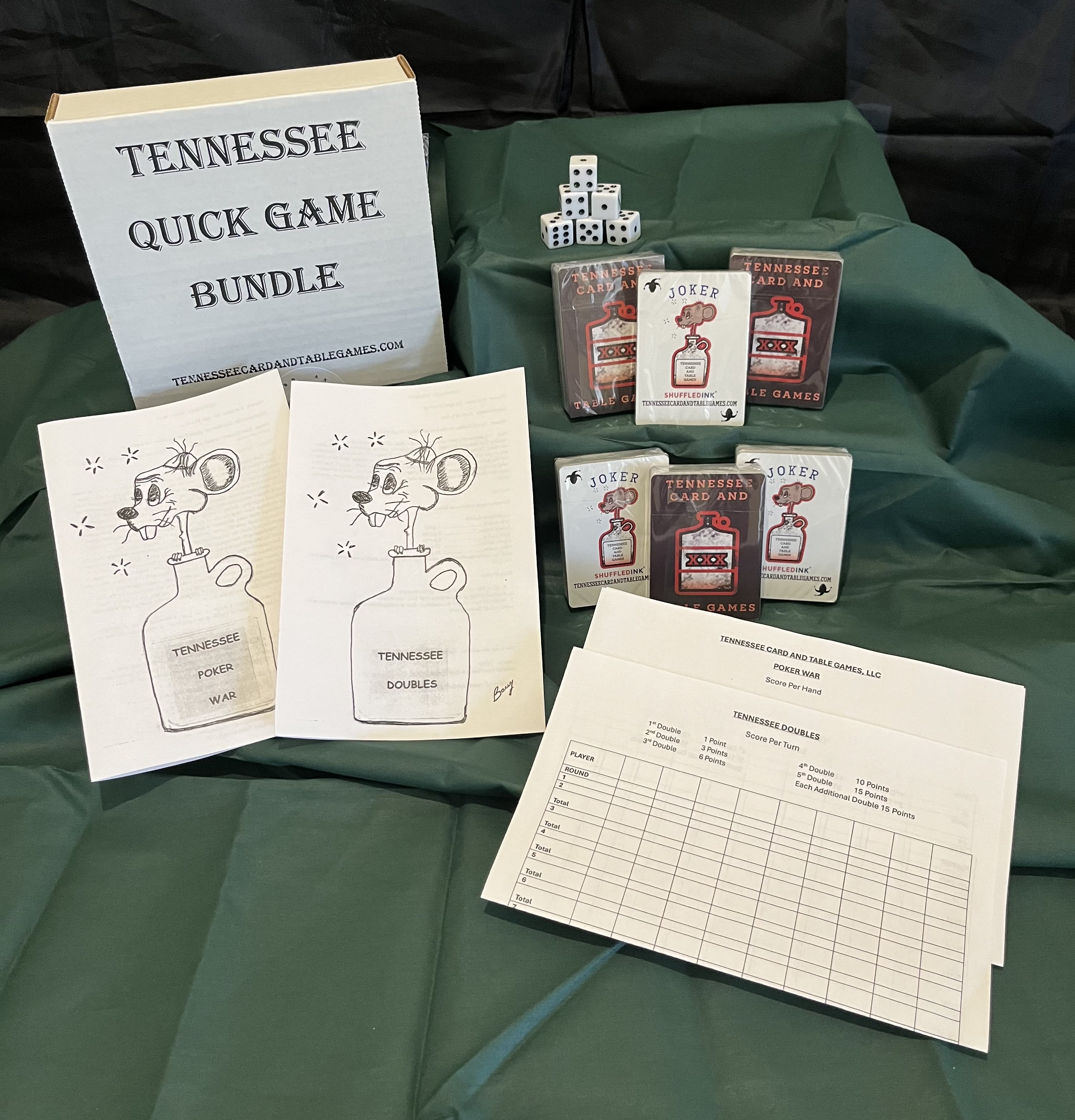 Tennessee Quick Games Bundle - Tennessee Game Bundles - Card & Table ...