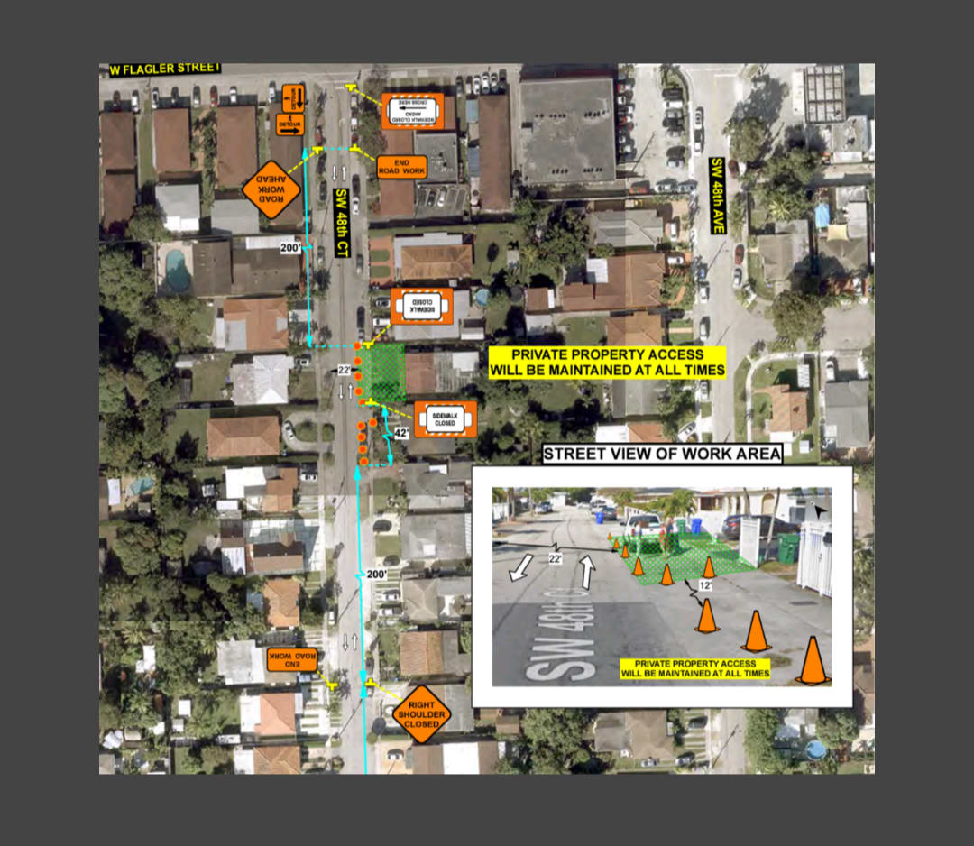 Driveway Approach - MOT Plans - Traffic Control Design - Fast ...