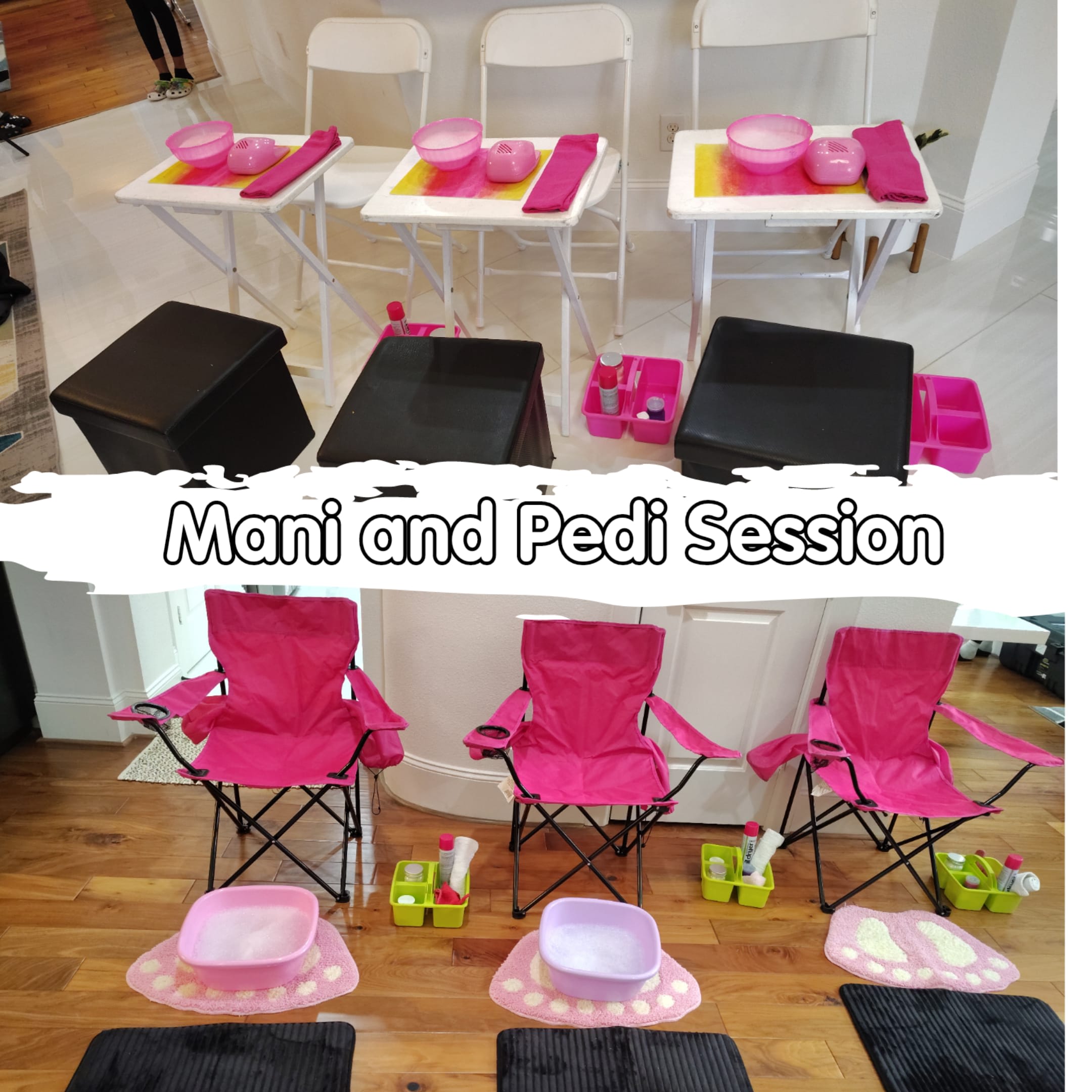 Party of 3 (Mani/Pedi Only) - Spa Party Packages - Pamper Me Spa Party ...