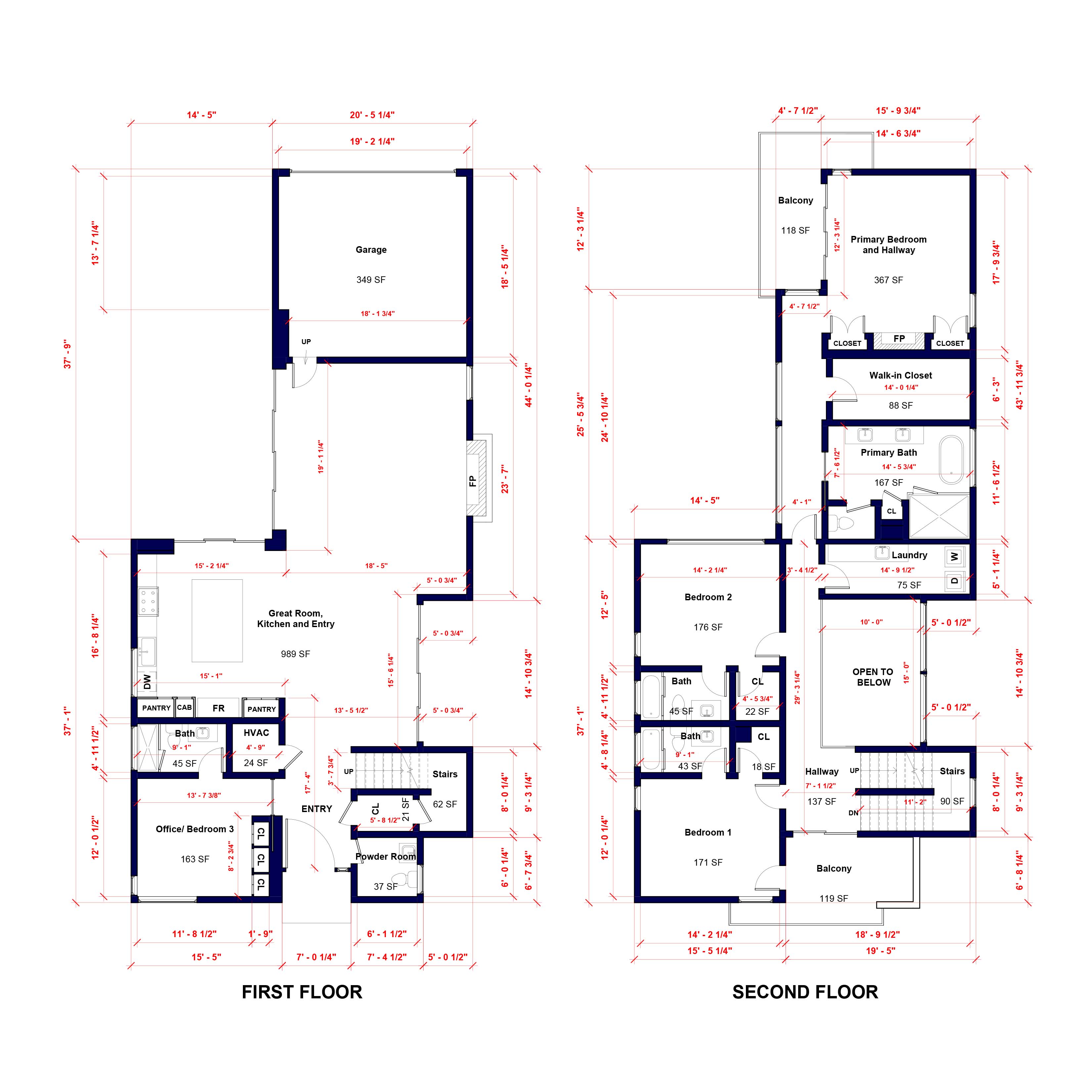 As-built Floor Plan - Professional Drafter Services - Floor Plans Pros ...