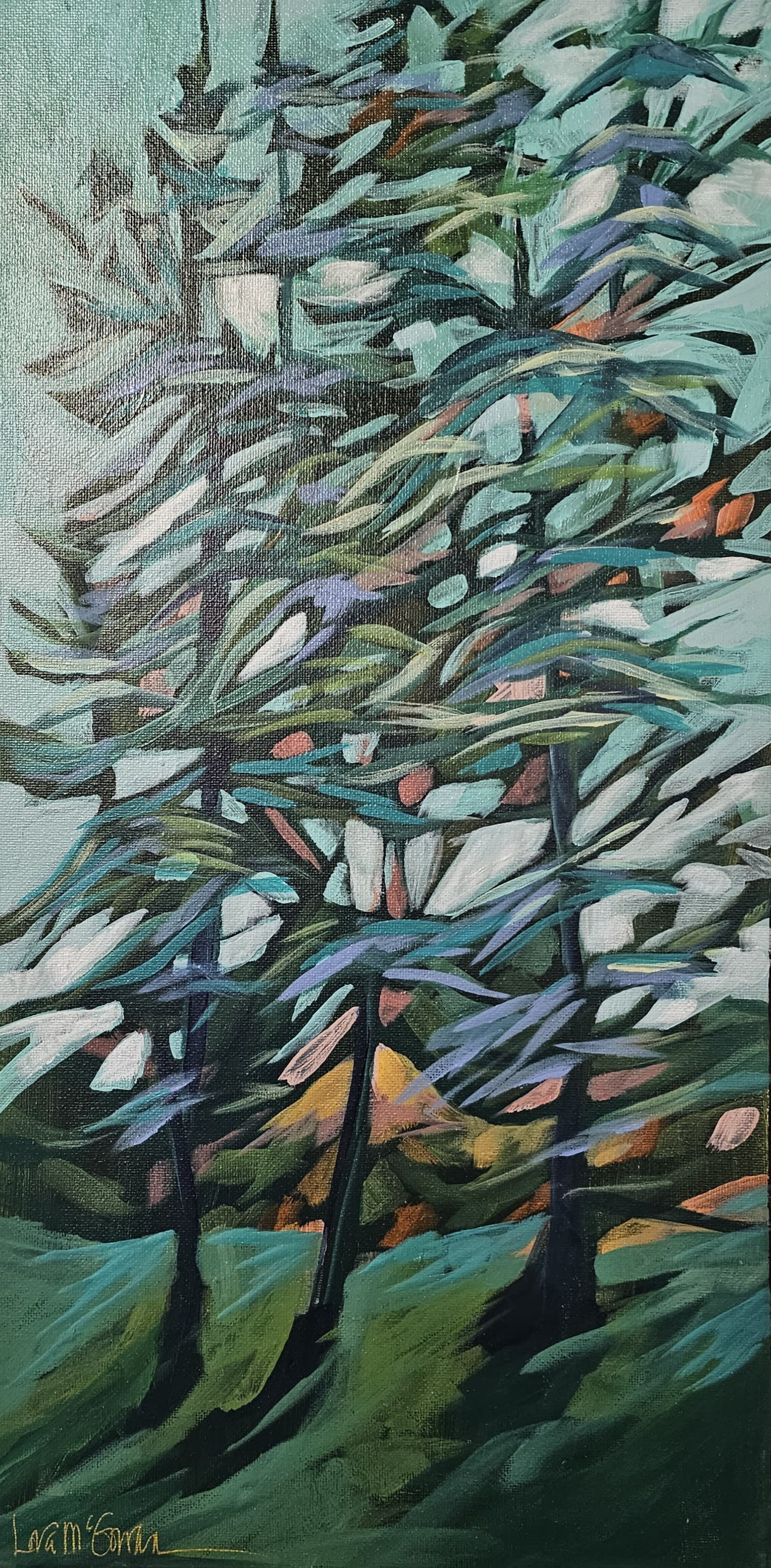 Spring Woods - Originals - Lora McGowan Art | Handmade Art & Portraits ...