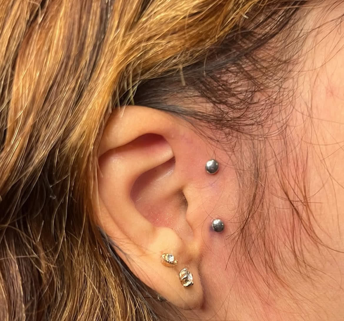 Surface Tragus Piercing