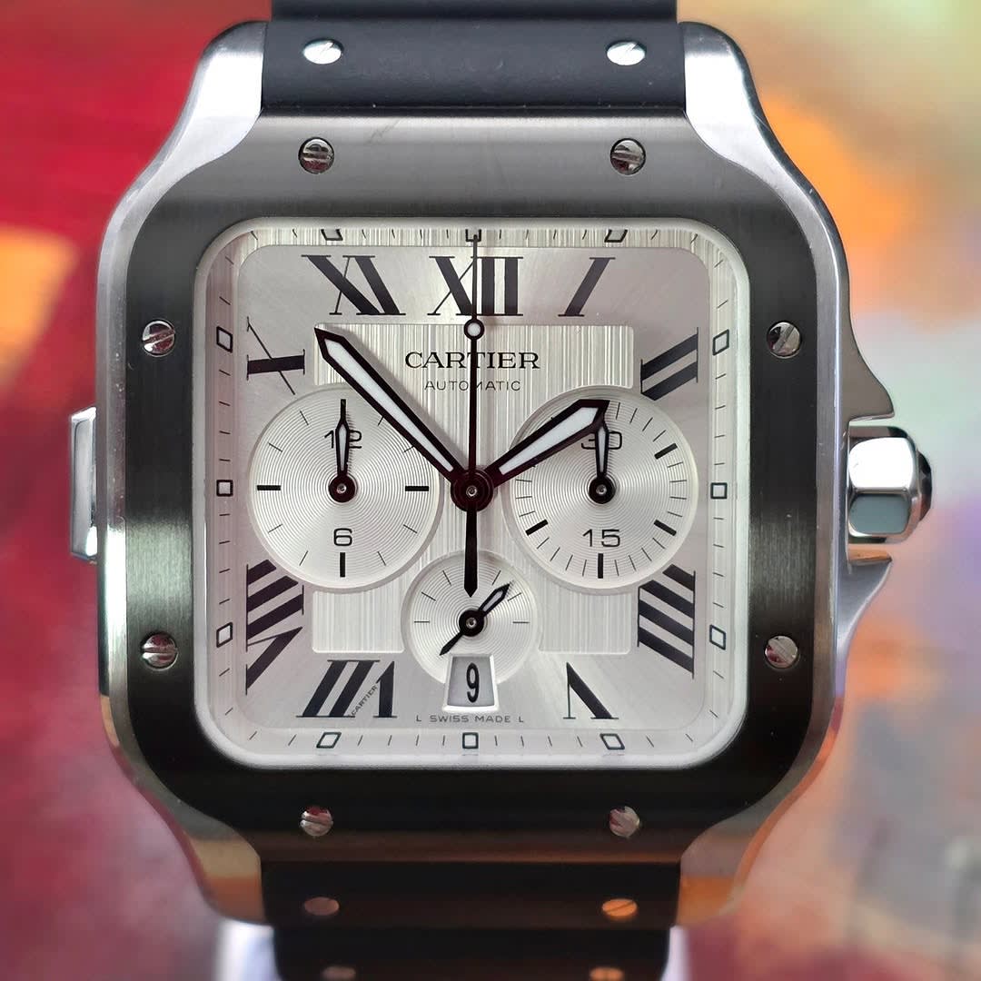 Cartier Santos Chronograph WSSA0017 - Cartier - ViperWatches LLC ...