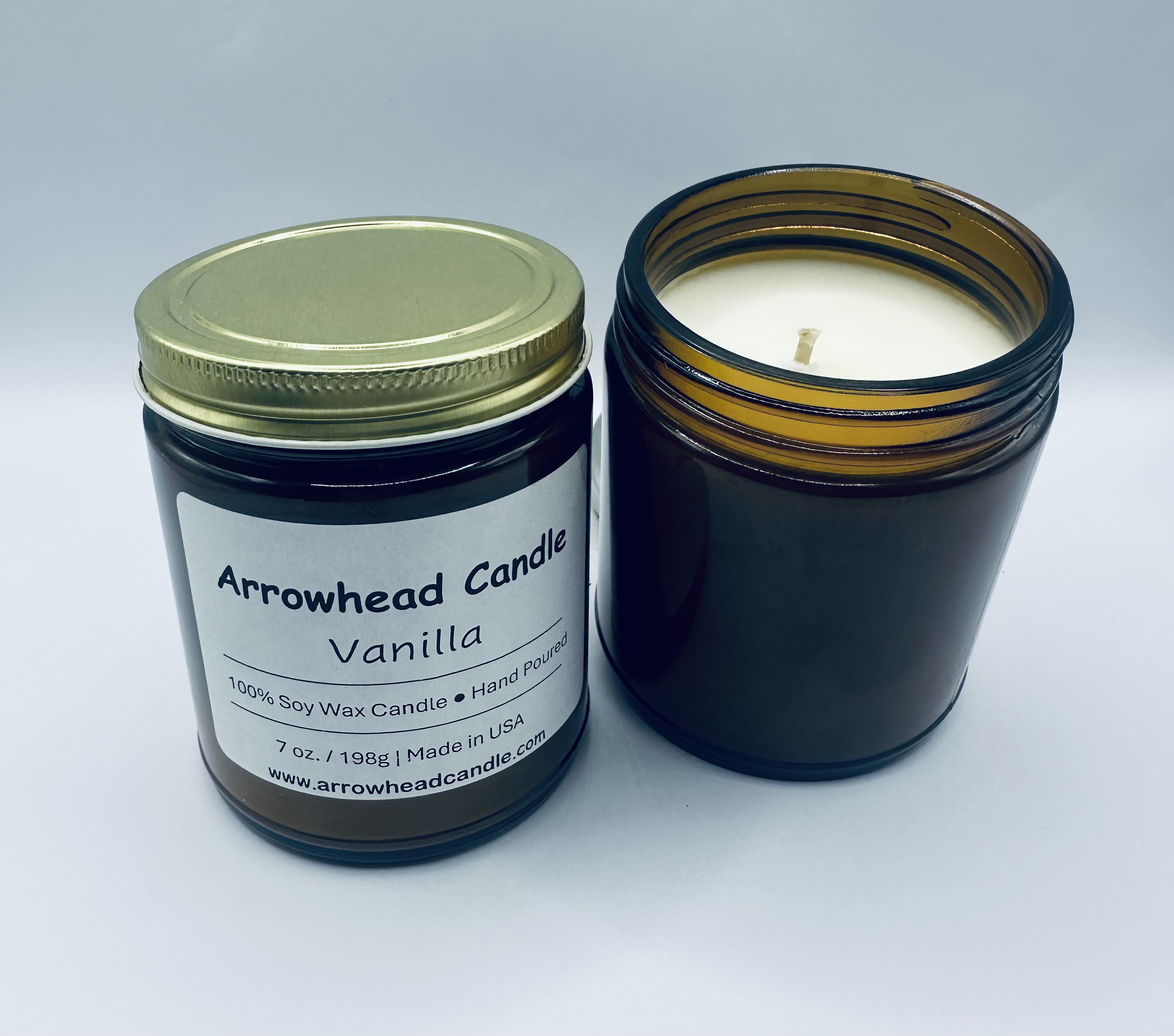 Vanilla - 7 oz. - Soy Candles - Arrowhead Candle | Hand-Poured Soy ...