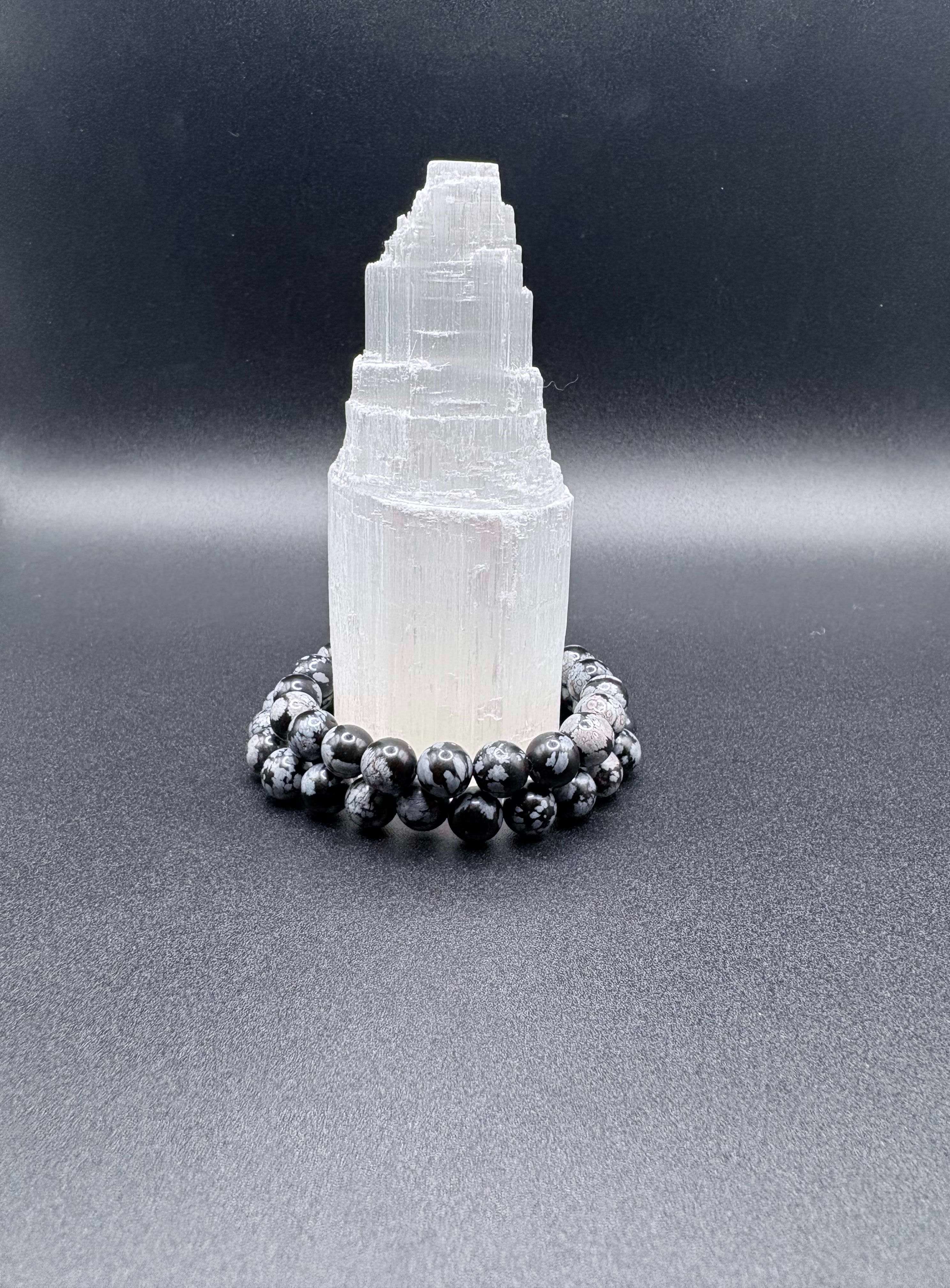 Snowflake Jasper - Gemstone Bracelets - XDC Creations | St. Louis None