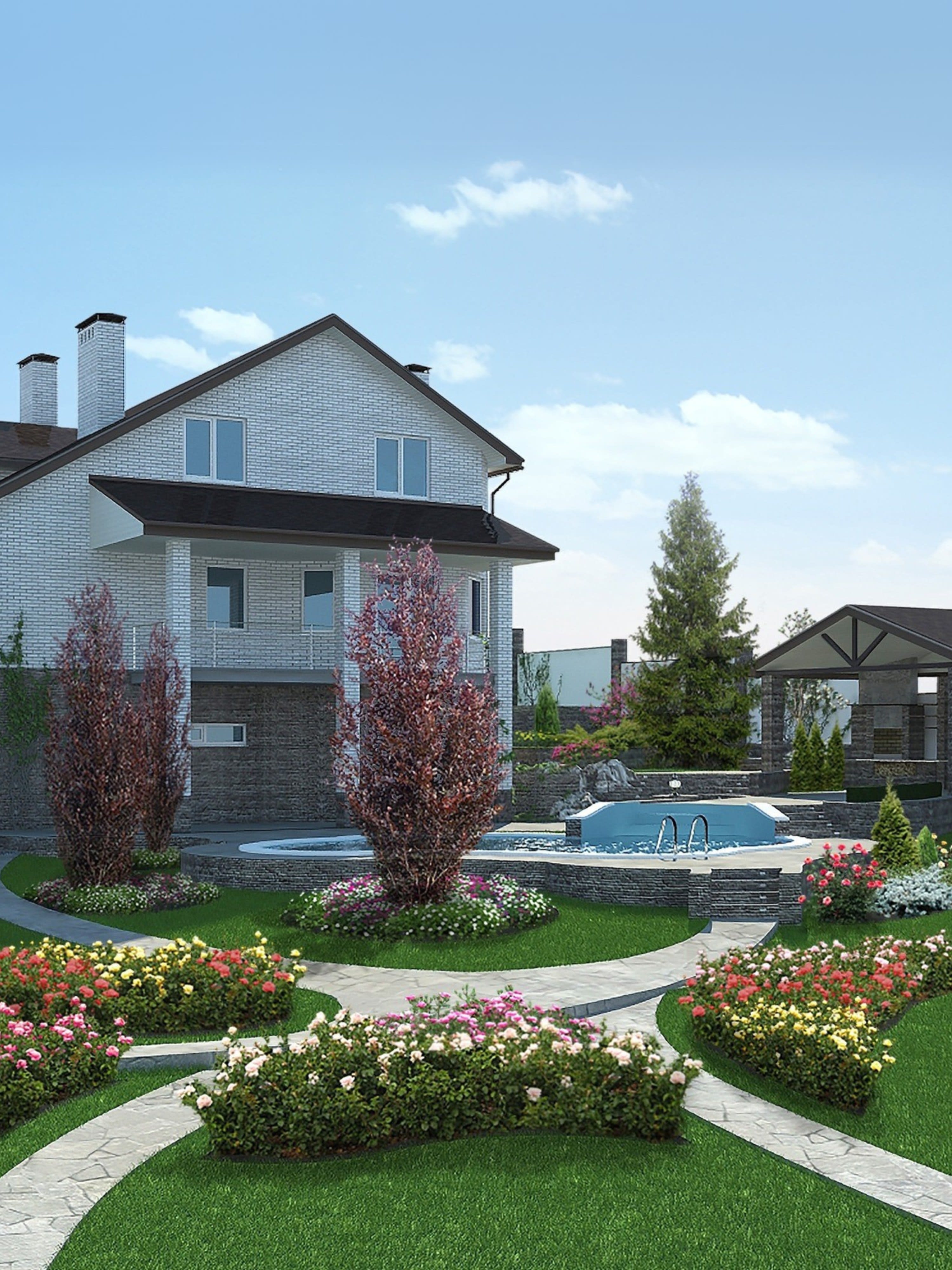 Outdoor Living Space Creations - Landscape Design - Florida Backyard ...