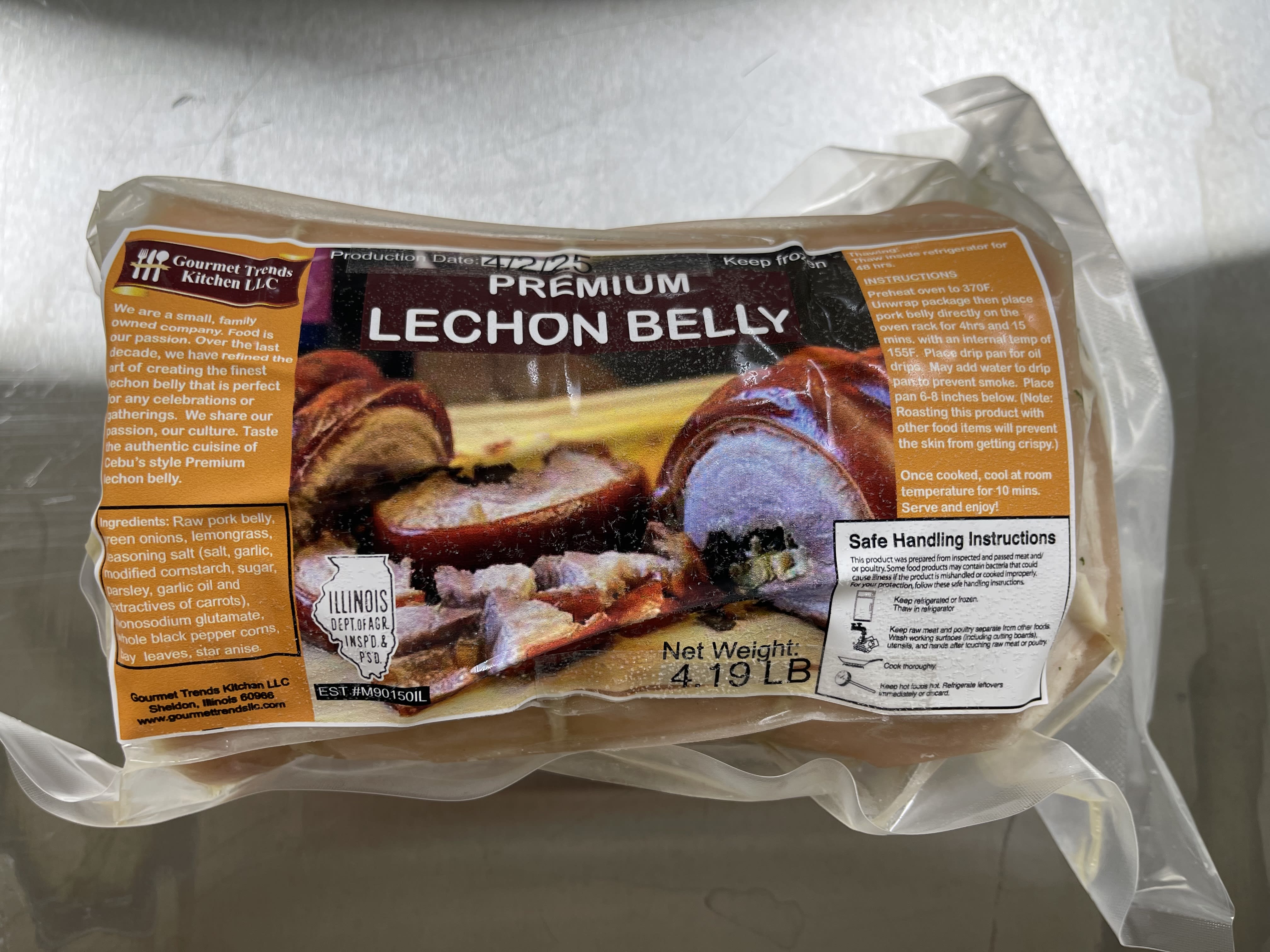 Small sized Lechon Belly - Traditional Filipino Food - Gourmet Trends ...
