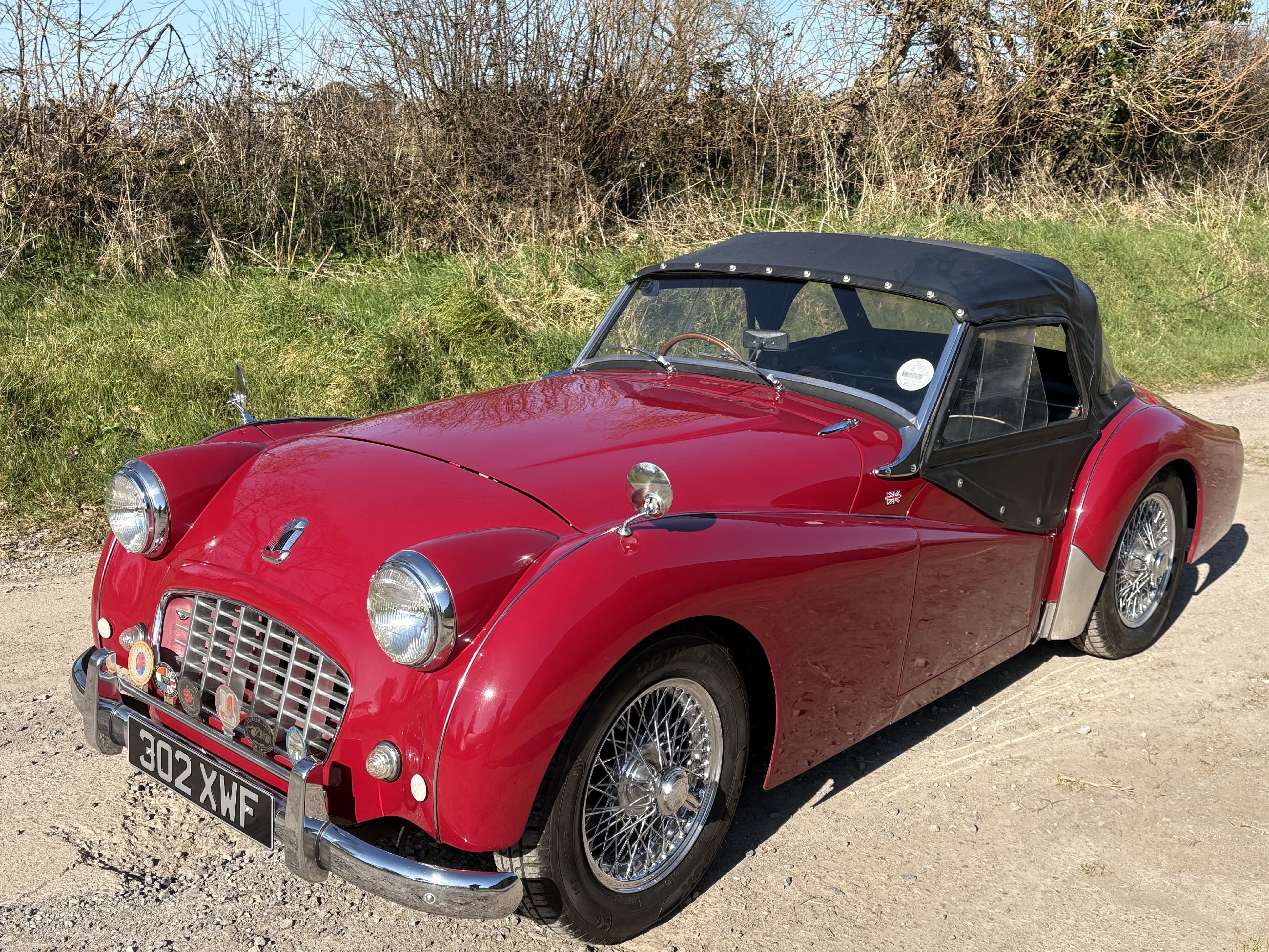 1957 Triumph TR3 - Stock - Red 7 Classics Ltd | Car Dealer in Greenvale